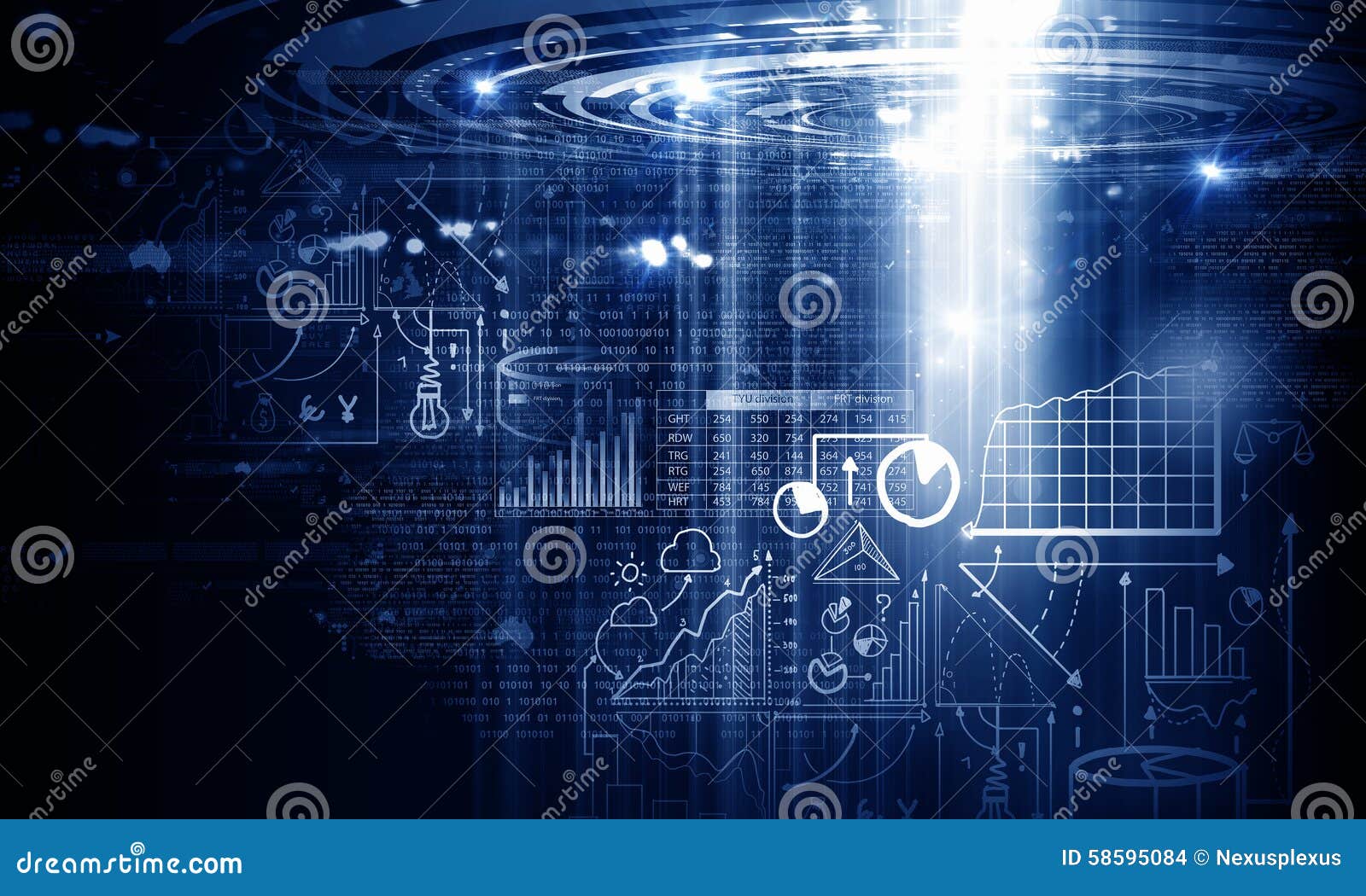 Business virtual panel stock photo. Image of graphic - 58595084