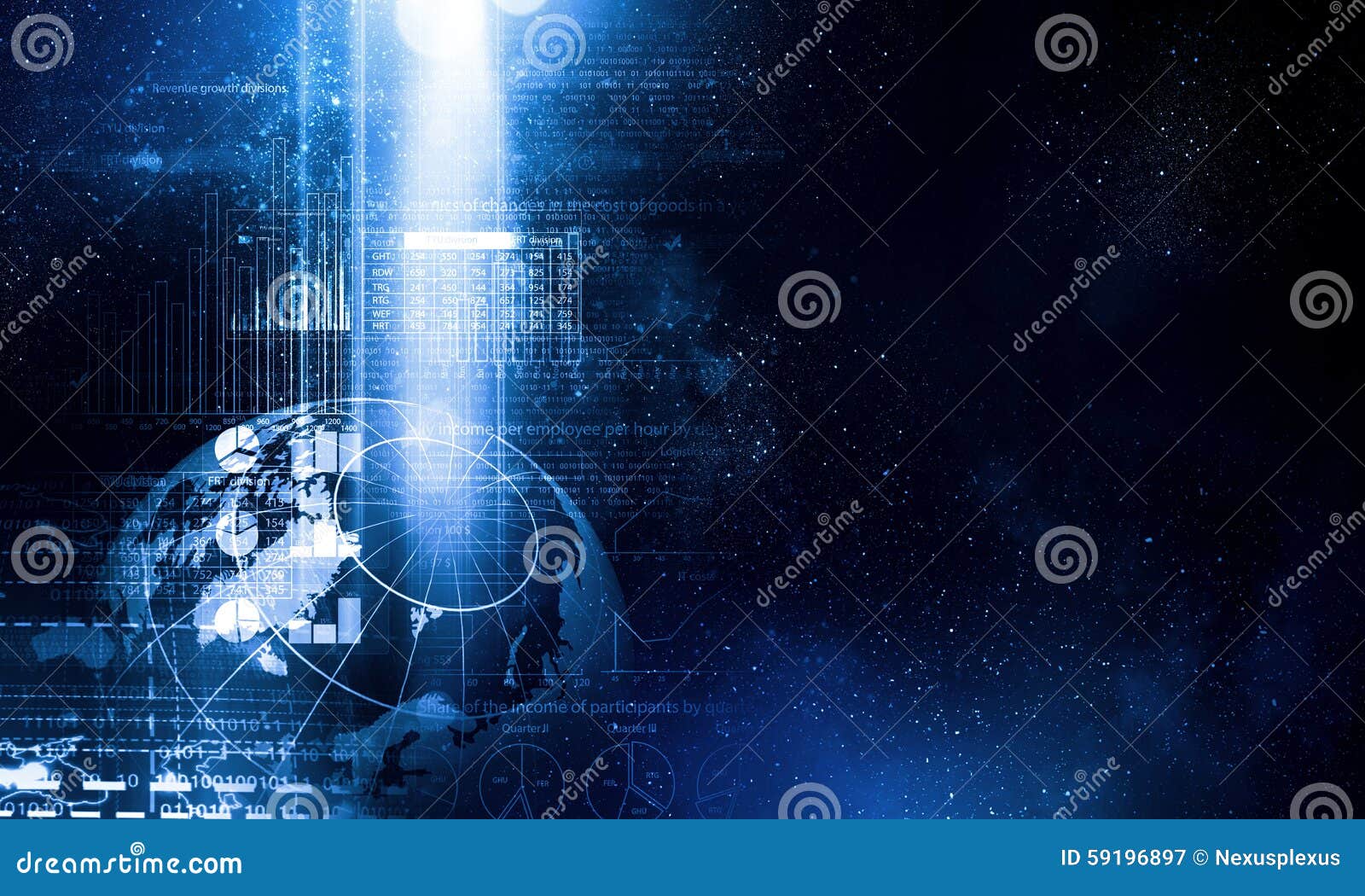 Business virtual panel stock illustration. Illustration of business ...