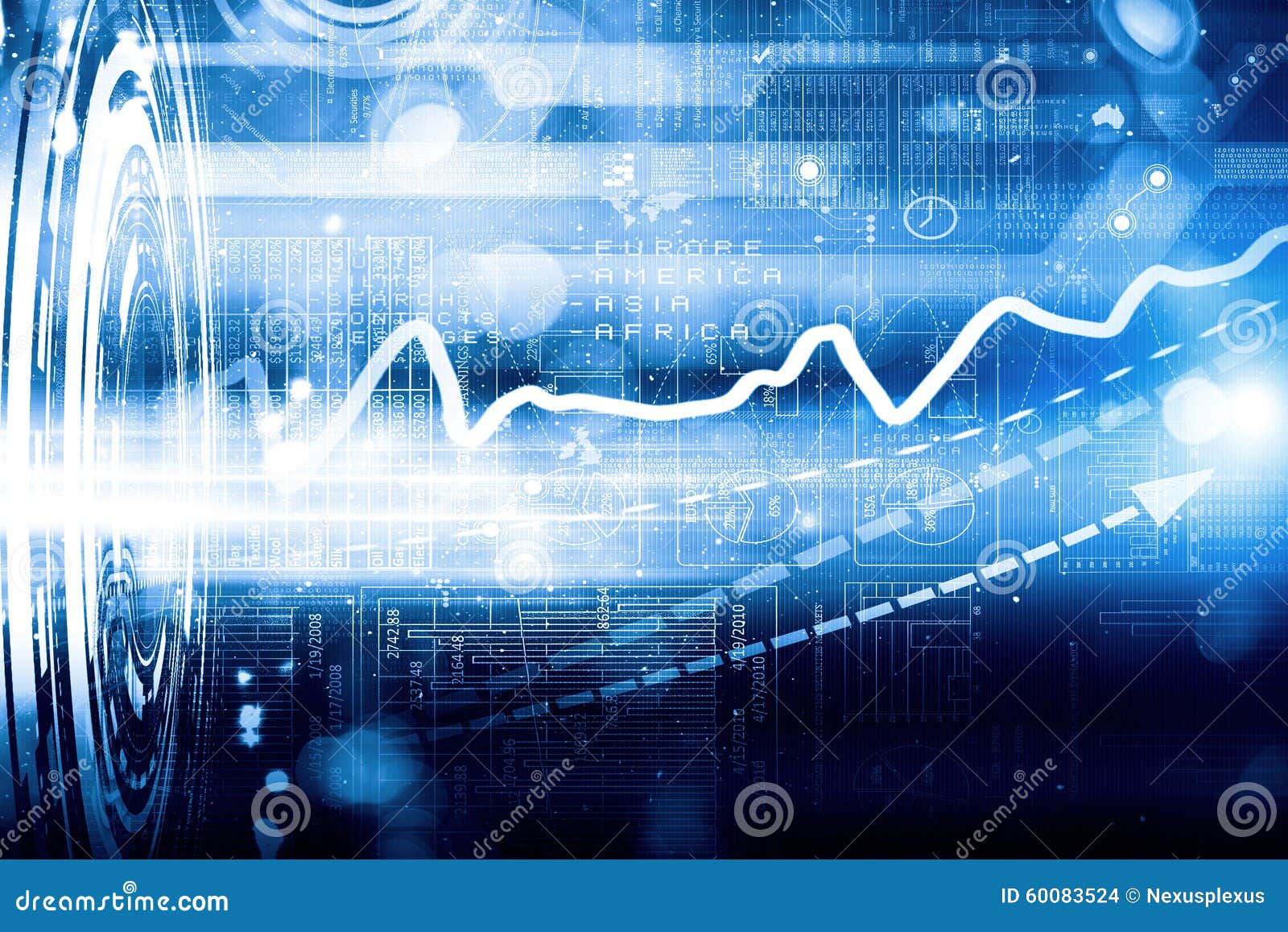 Business virtual panel stock photo. Image of symbol, advanced - 60083524