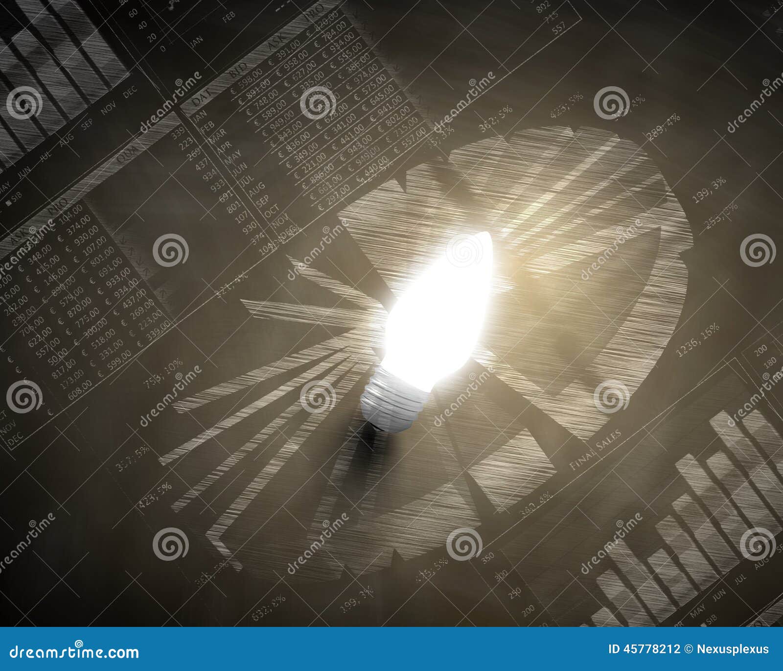 Business vision stock photo. Image of idea, energy, light - 45778212