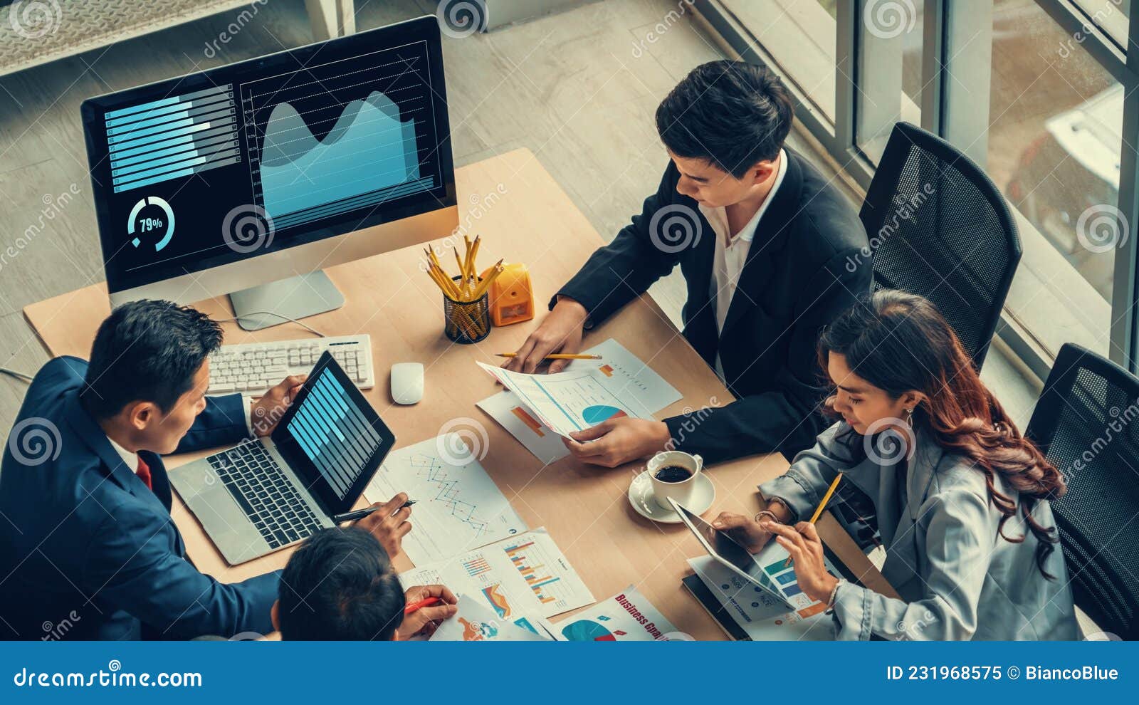 Business Visual Data Analyzing Technology by Creative Computer Software ...