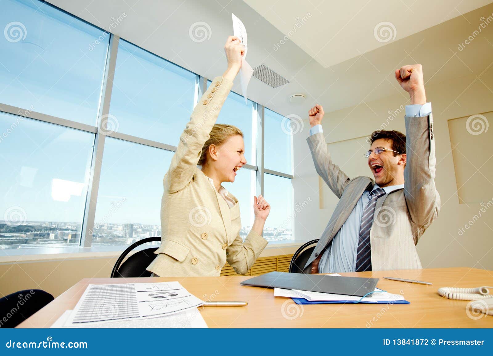 Business win stock photo. Image of collar, business, associate - 13841872