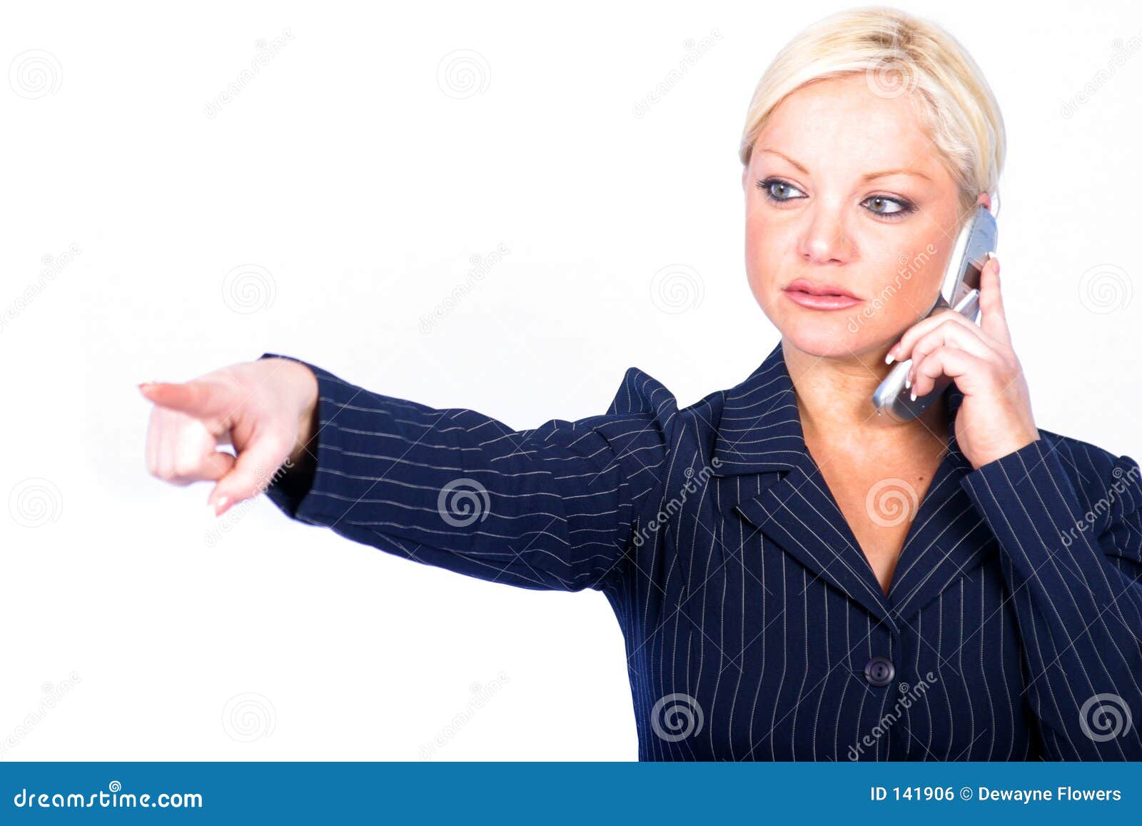 Business Woman stock photo. Image of talk, tele, girl, mobile - 141906