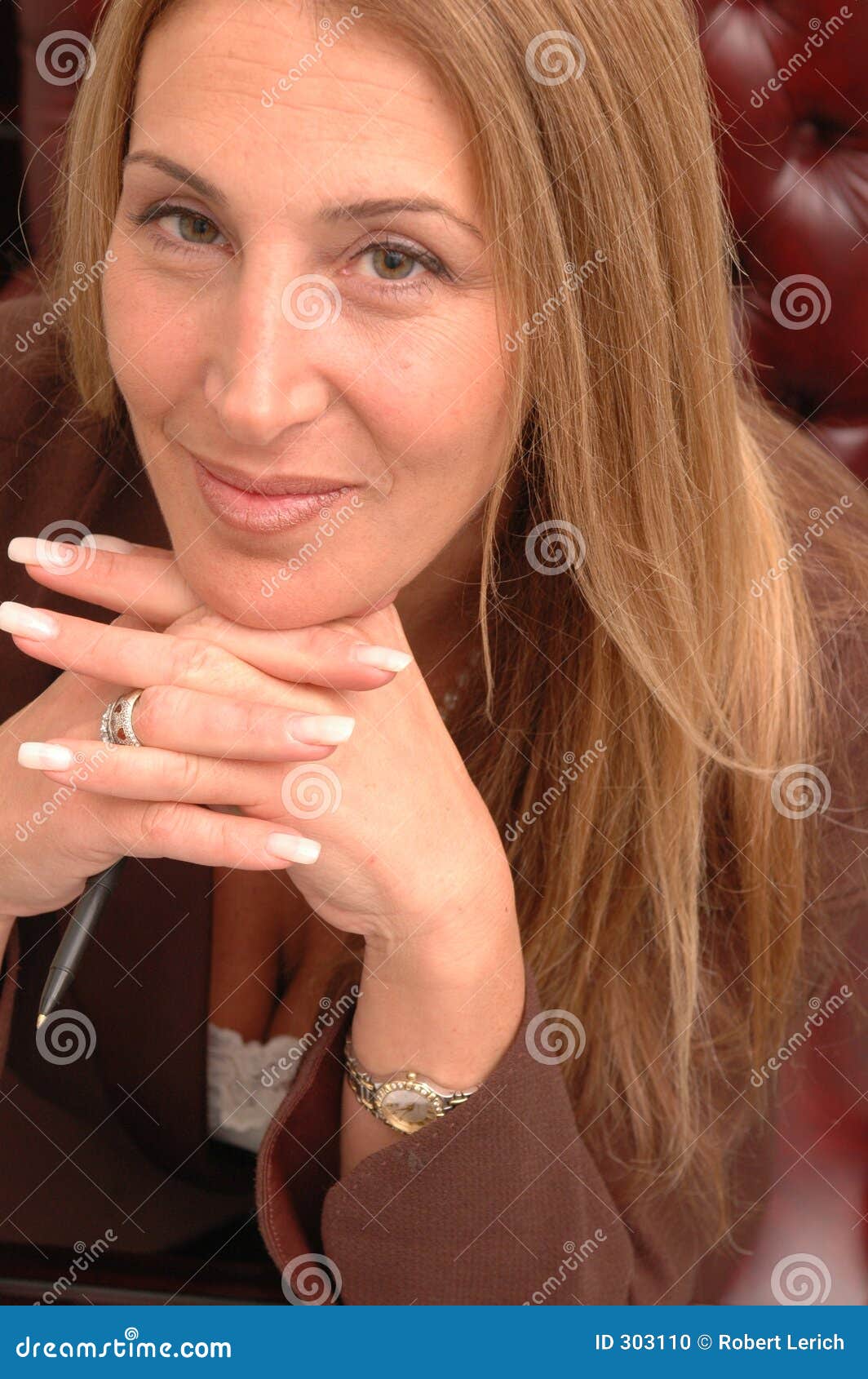 Business woman 3 stock photo. Image of loquacious, office - 303110