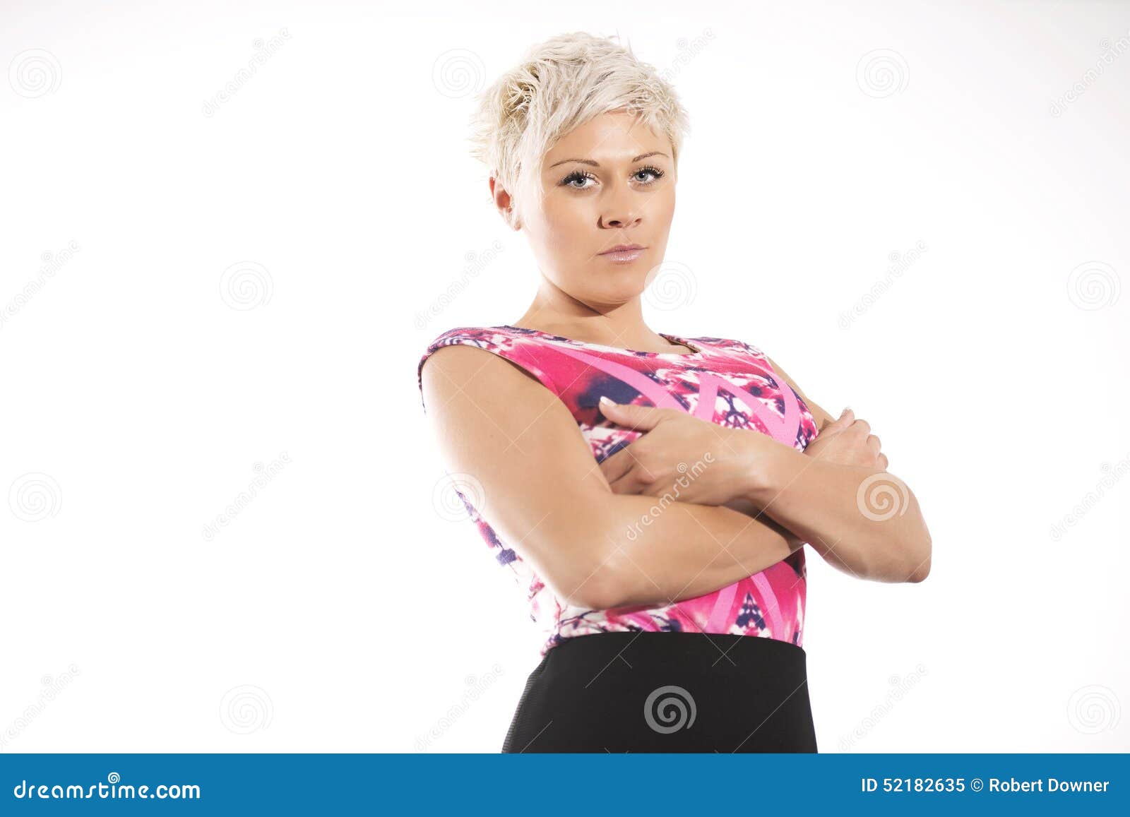Business Woman with Angry Expression. Stock Image - Image of business ...