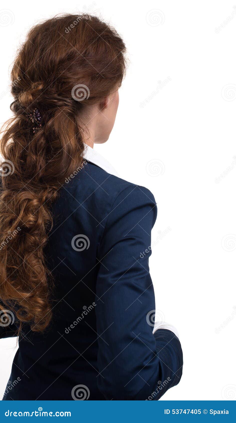 Business Woman From The Back Stock Image - Image of person ...