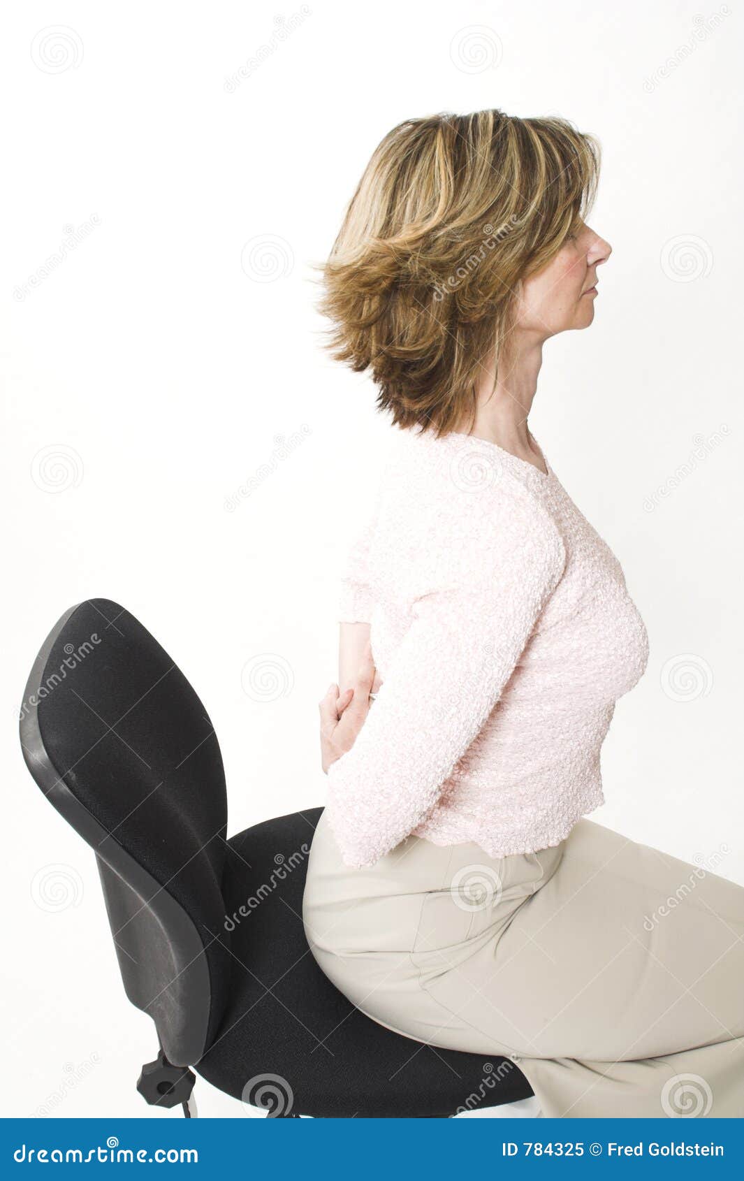Business woman back pain stock image. Image of contemporary - 784325