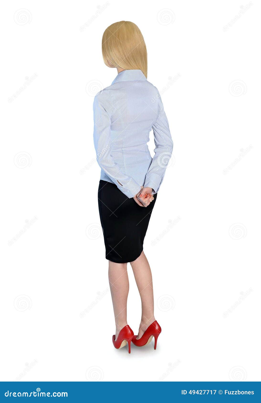 Business woman back view stock image. Image of copy, business - 49427717