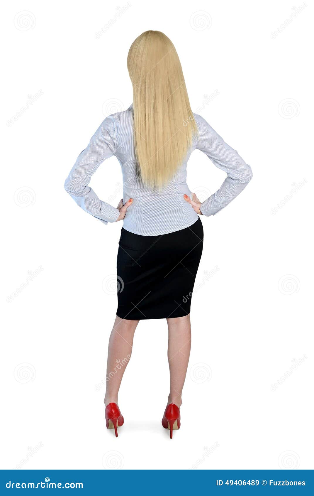 Business woman back view stock image. Image of employee - 49406489