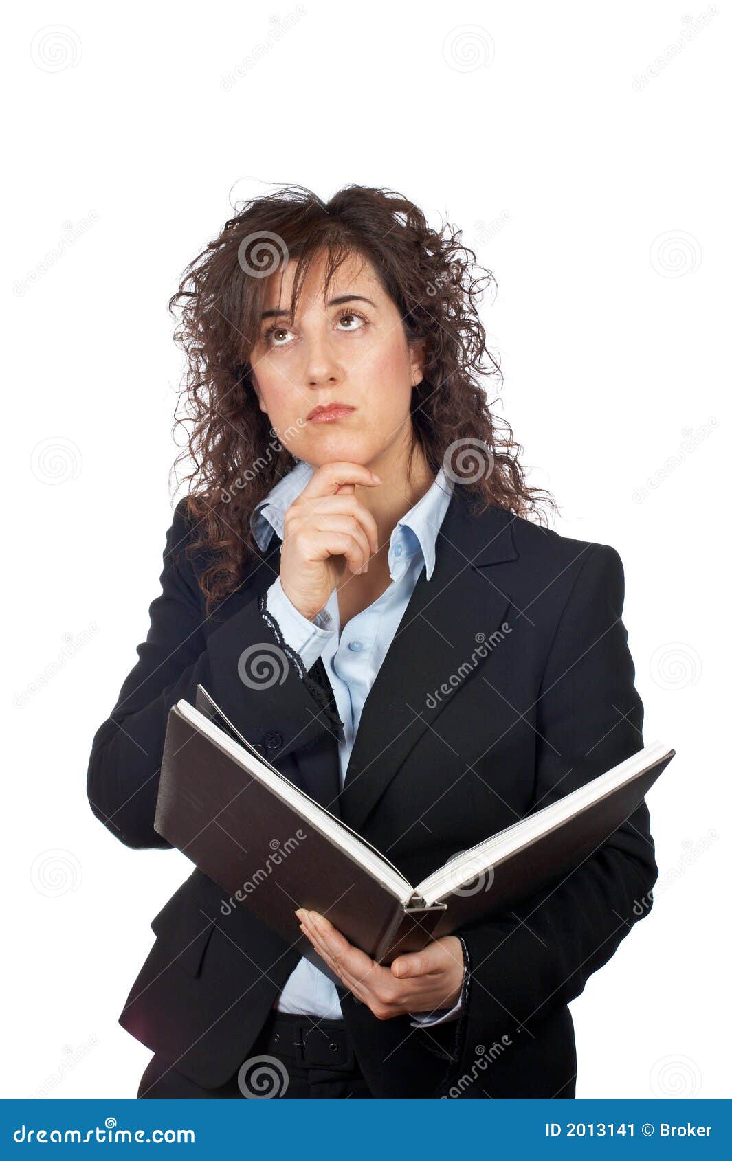 Business woman with book stock image. Image of face, expressive - 2013141