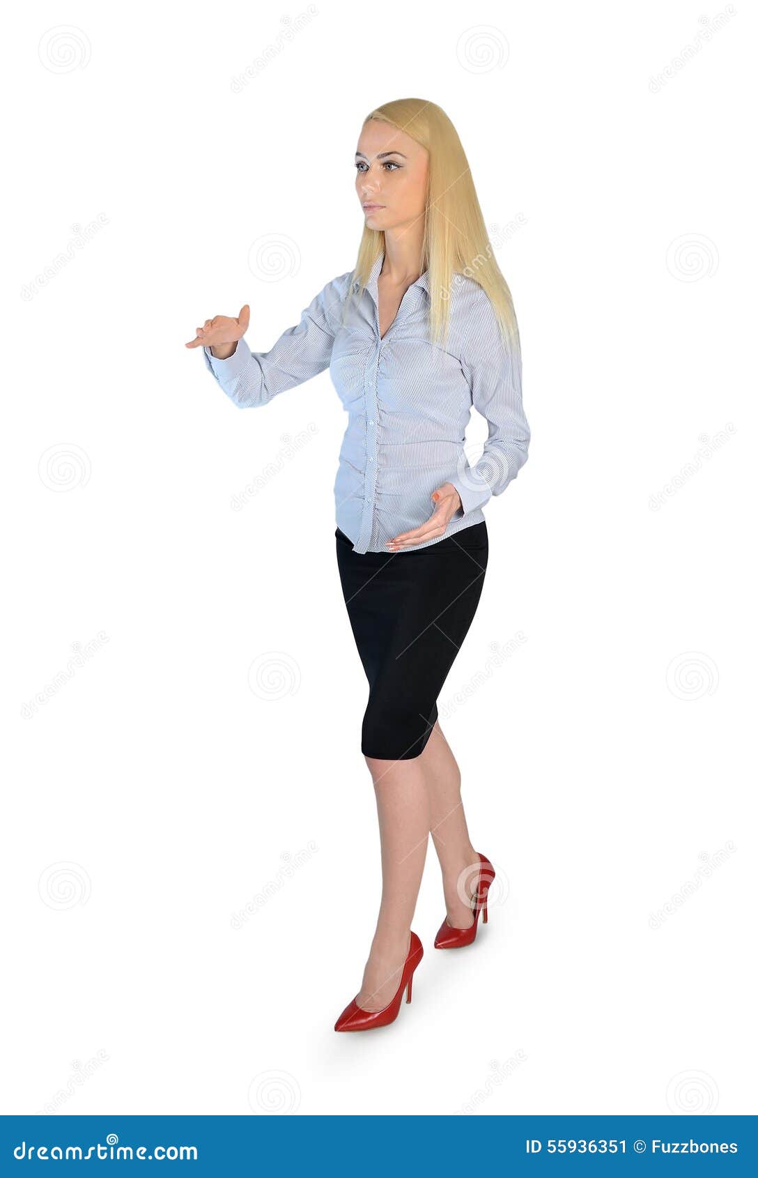 Business Woman Carry Something Stock Image - Image of hand, moving ...