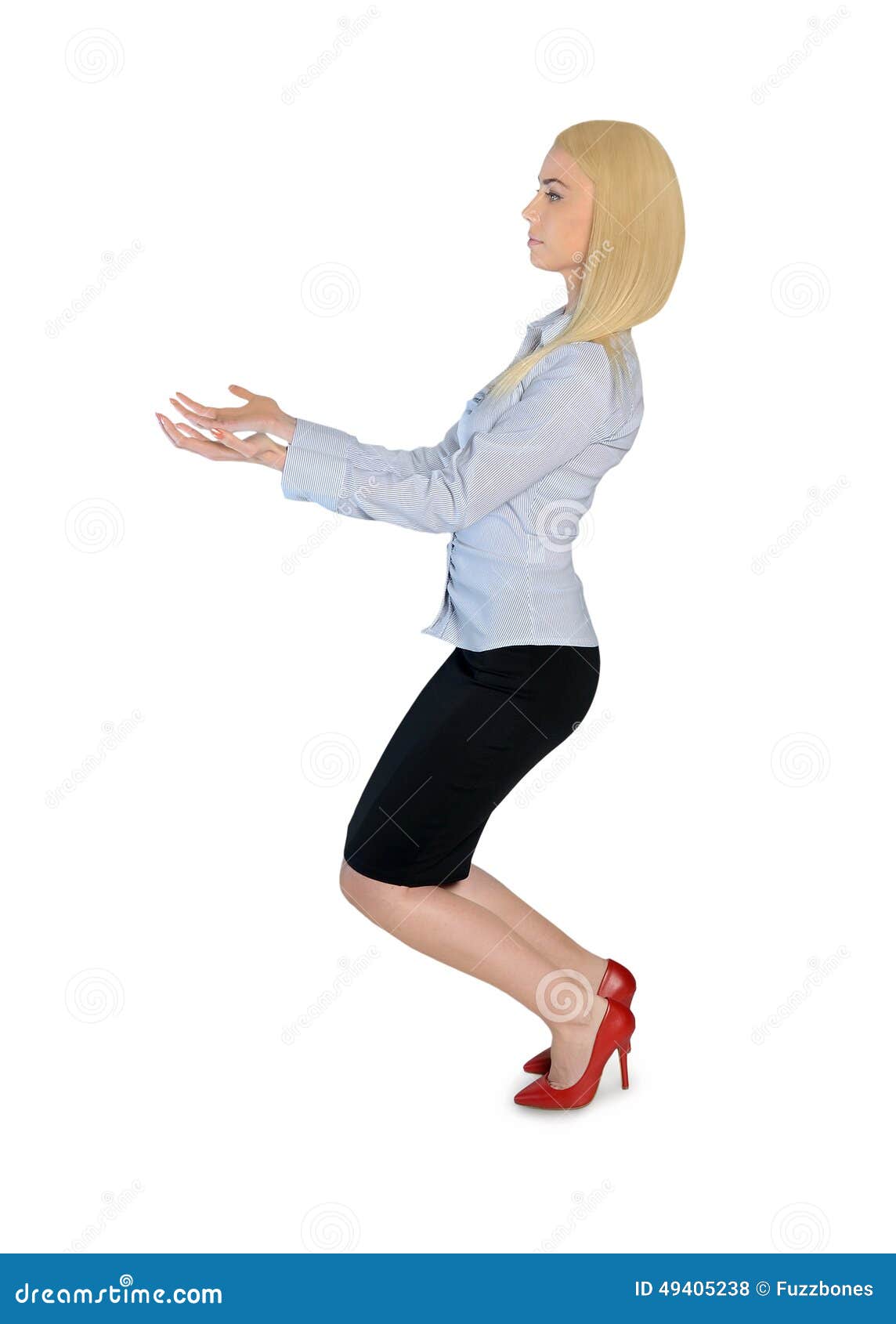 Business Woman Carry Something Stock Photo - Image of entrepreneur ...