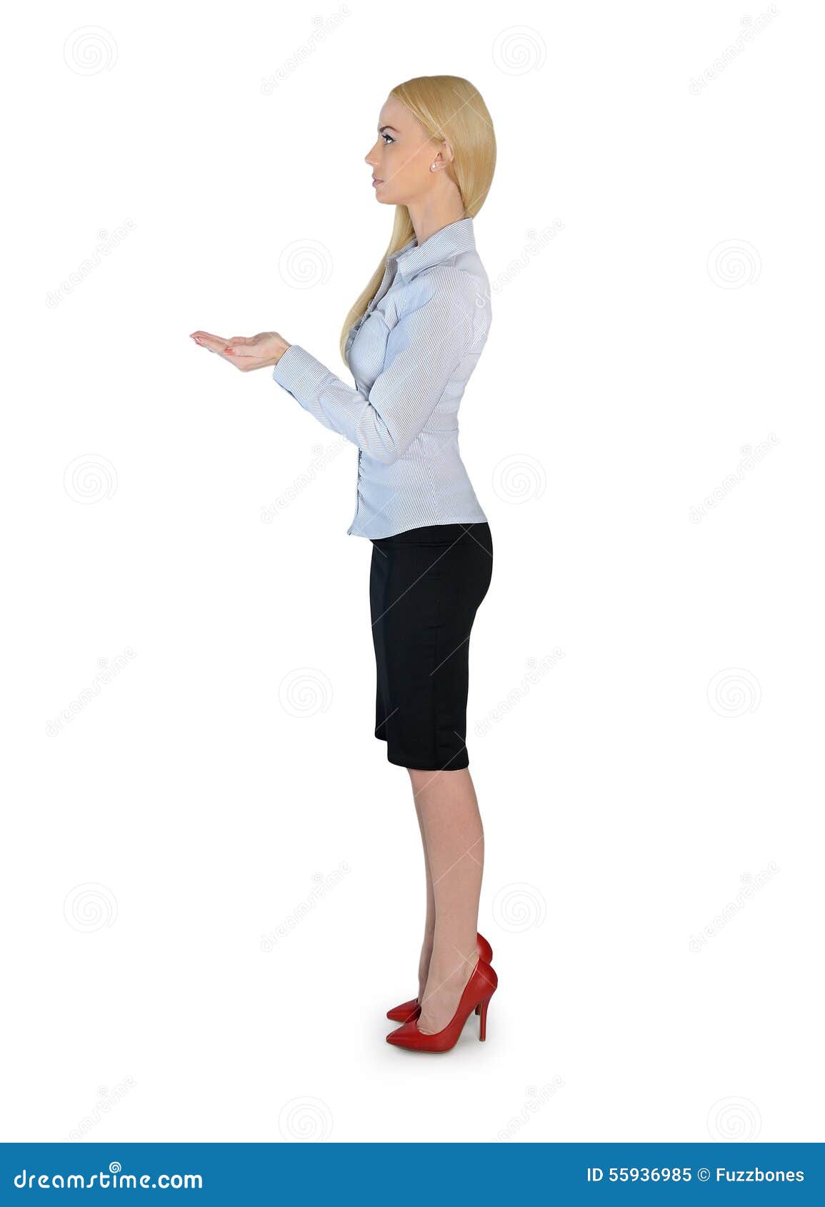 Business Woman Carry Something Stock Image - Image of beautiful ...