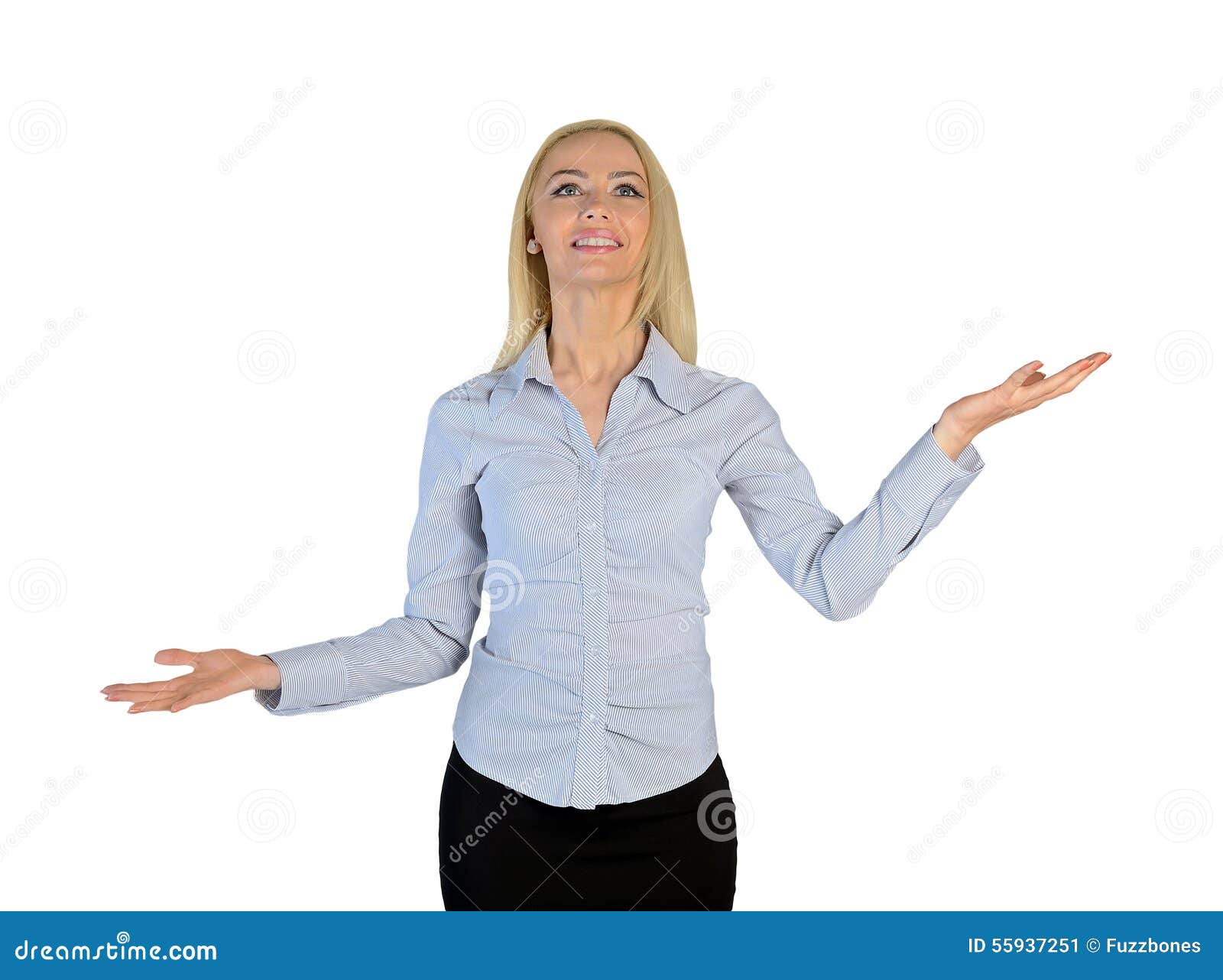 Business Woman Catch Something Stock Image - Image of closeup, isolated ...