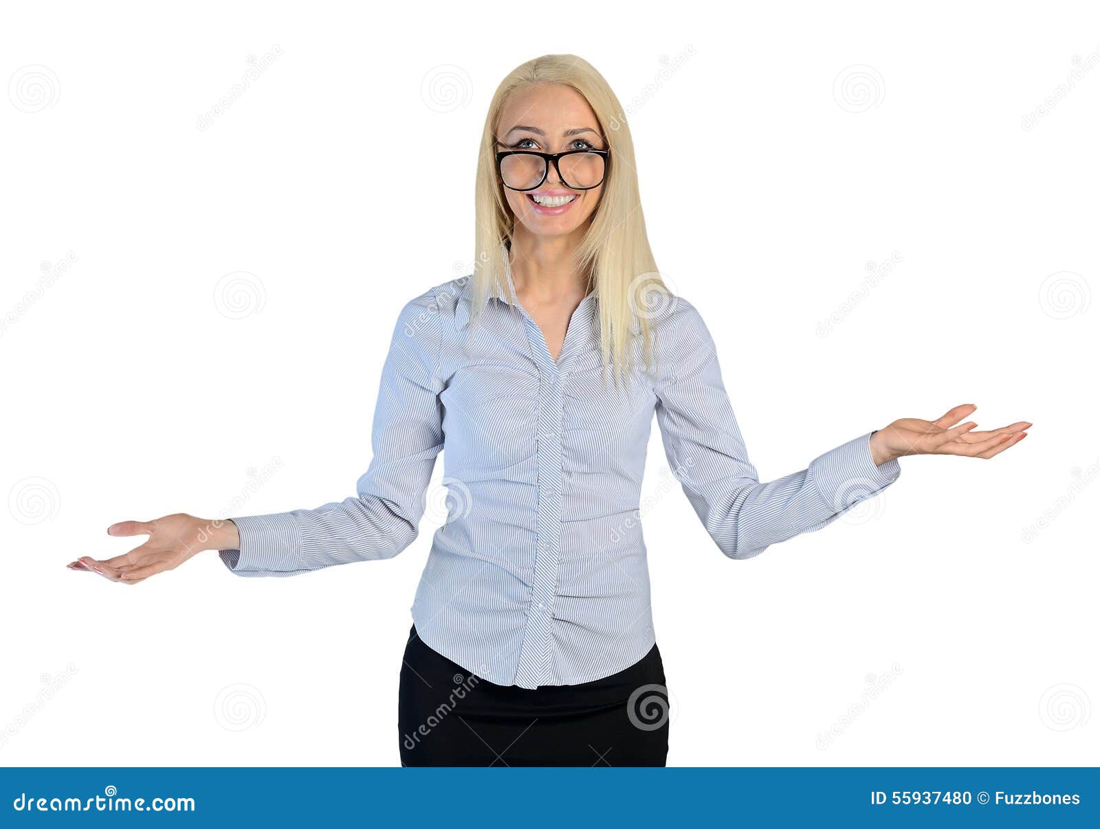 Business Woman Catch Something Stock Photo - Image of girl, nerd: 55937480