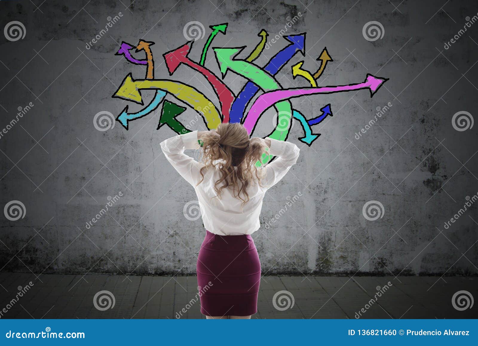 Confusion or problems stock photo. Image of adult, doubt - 136821660