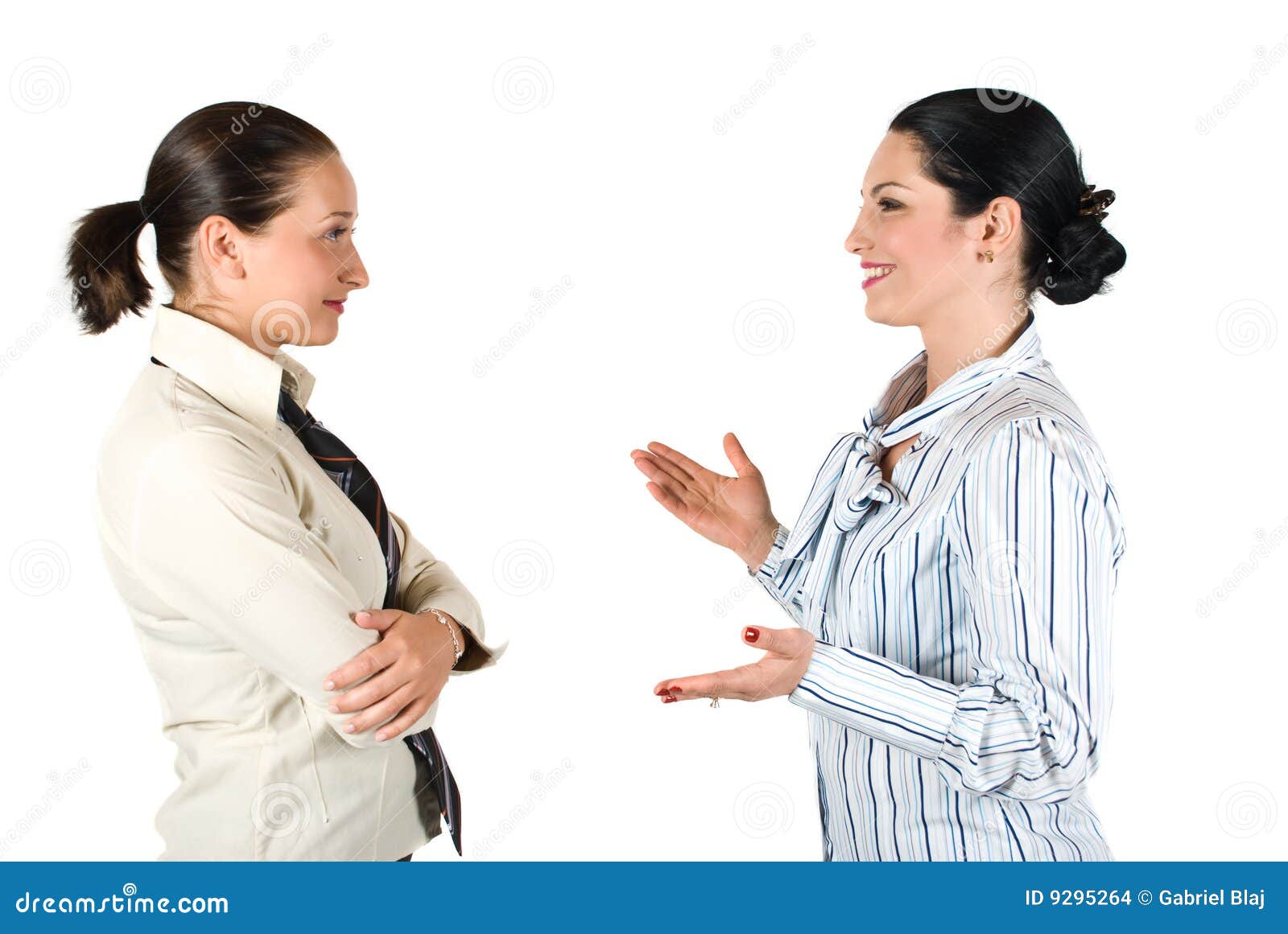 Business Woman Conversation Stock Photo - Image of boss, explaining ...