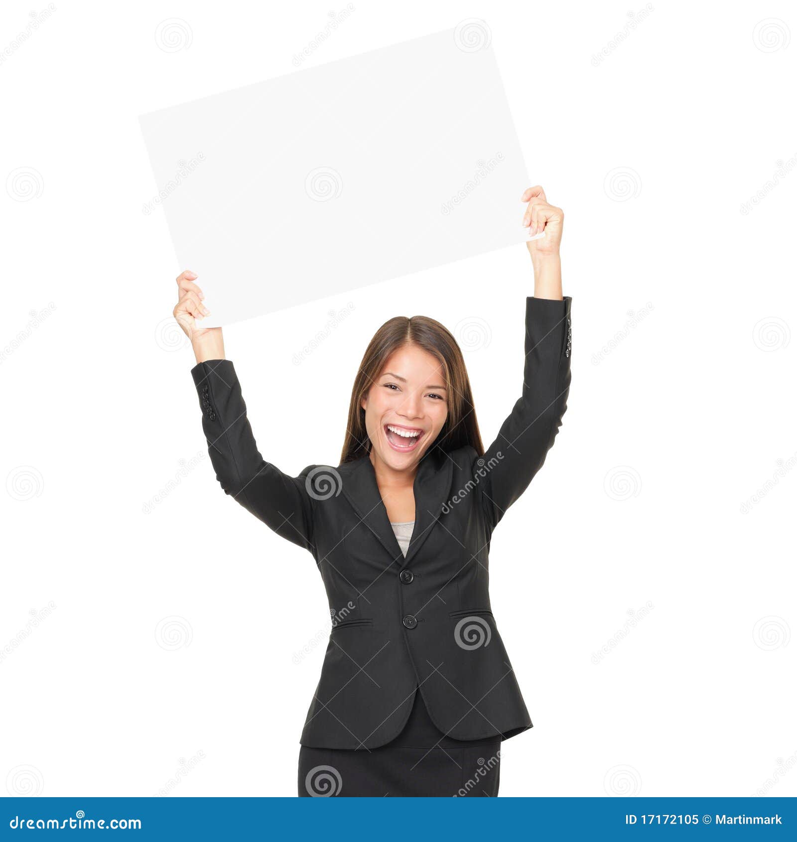 Business woman copy space stock image. Image of holding - 17172105