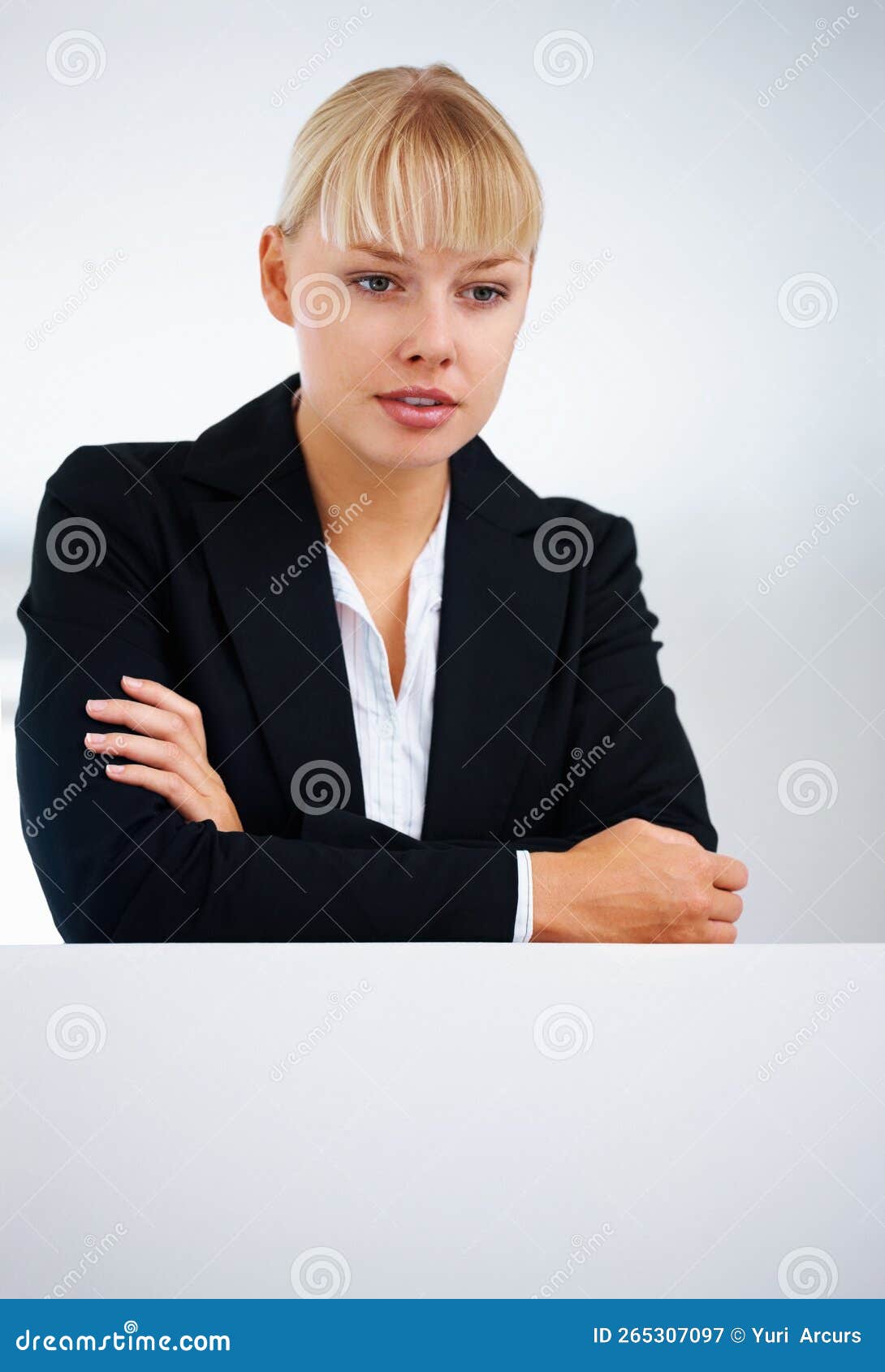 Business Woman in Deep Thought. Thoughtful Business Woman with Hands ... Business Woman in Deep Thought. Thoughtful Business Woman with Hands ...