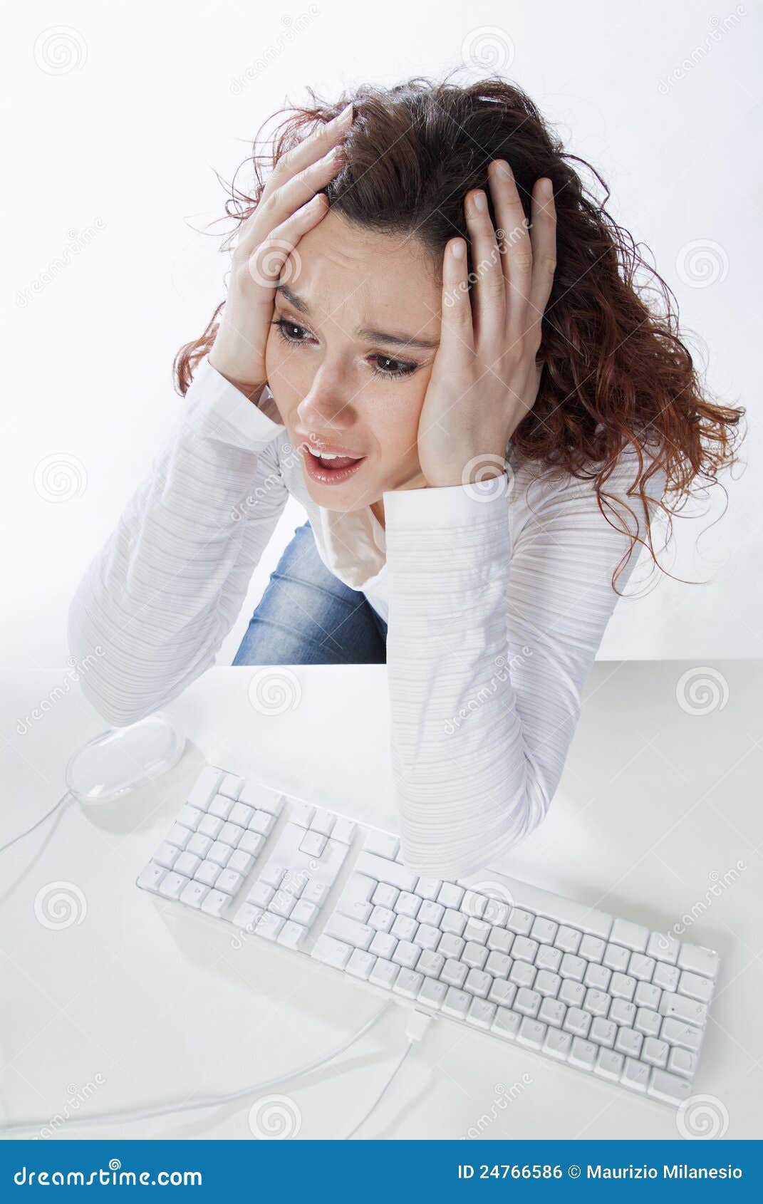 Business woman desperate stock photo. Image of modern - 24766586