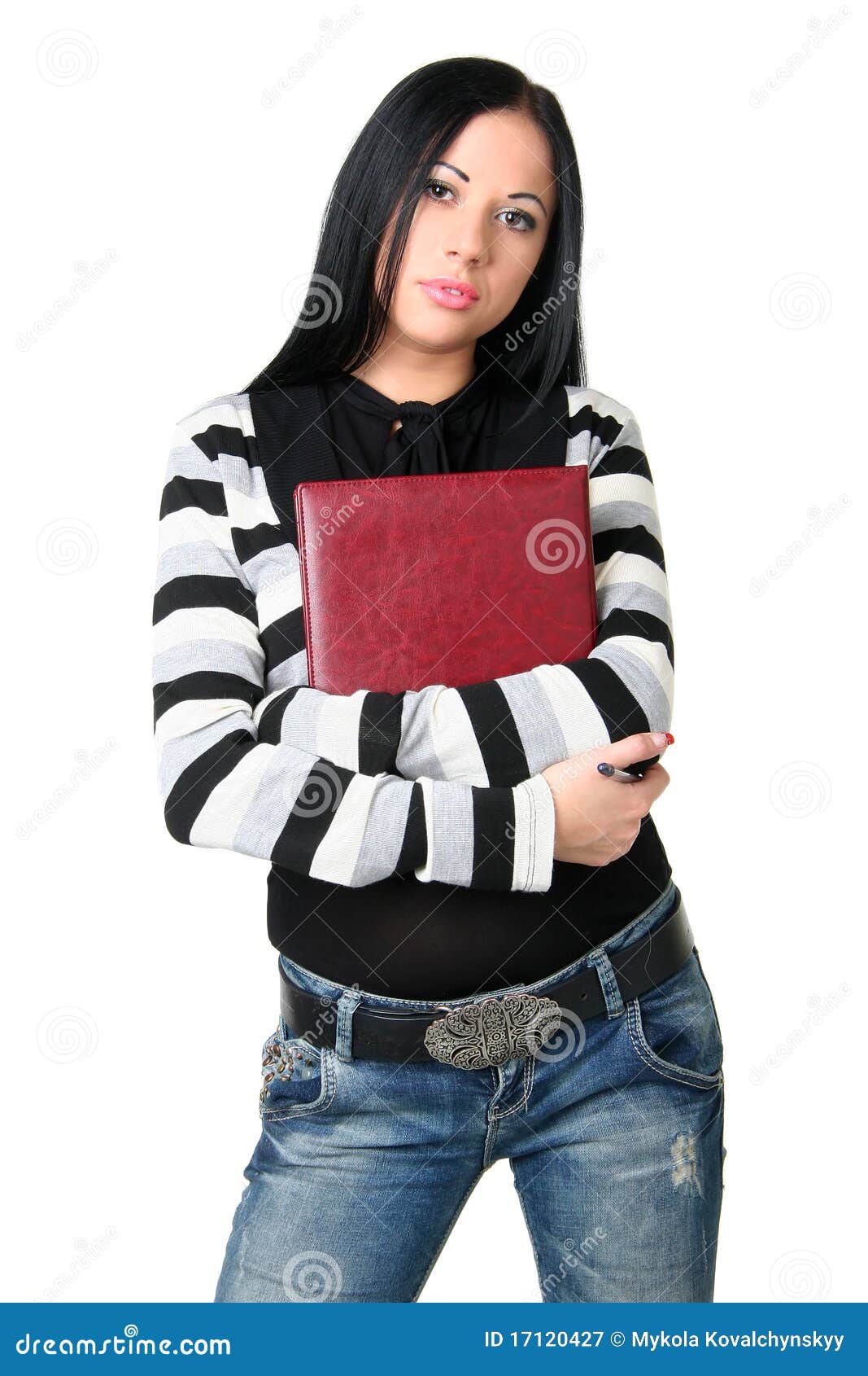 The Business Woman with Documents Stock Image - Image of modern, face ...