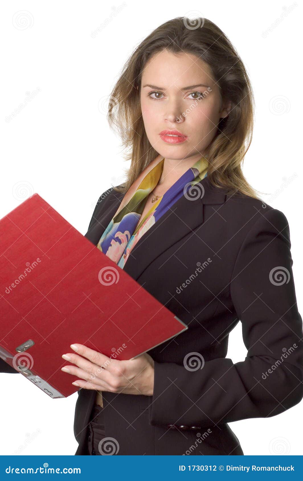 Business Woman with Documents Stock Photo - Image of corporate, file ...