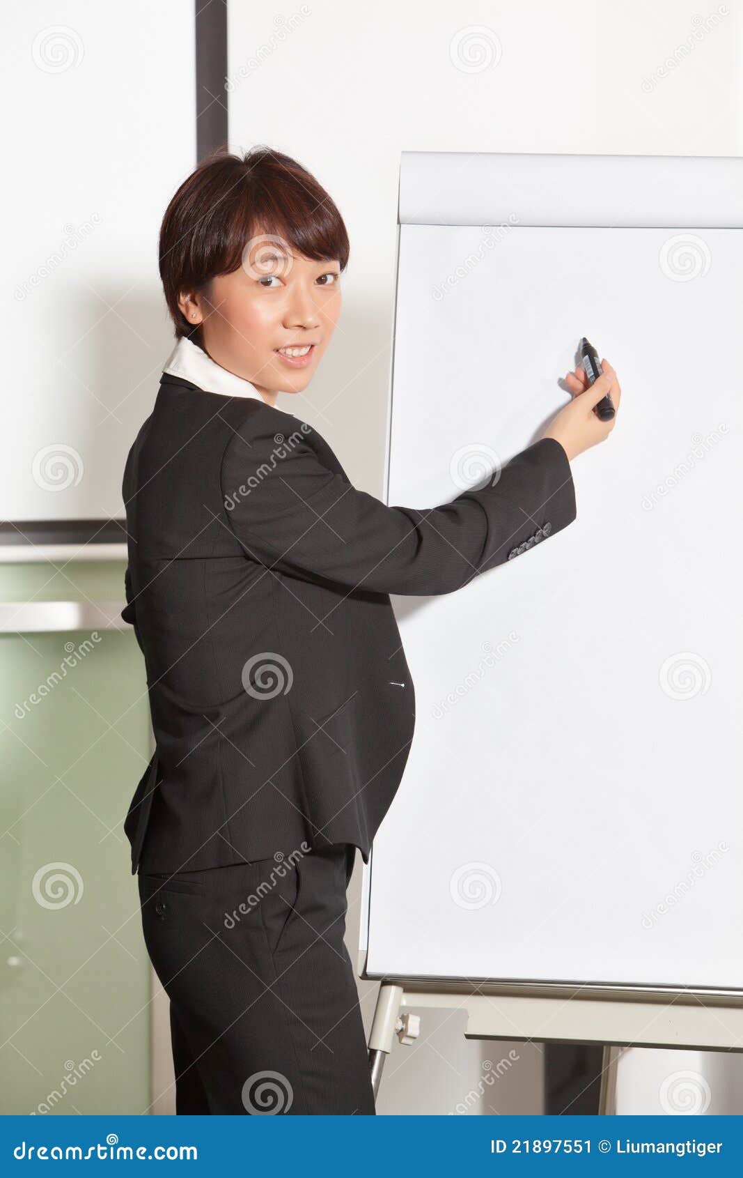 Business Woman Doing Presentation 2 Stock Image - Image of senior, self ...
