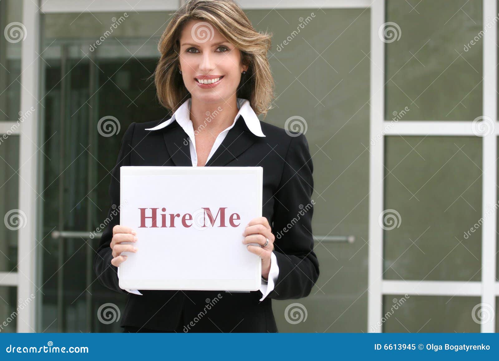 Business Woman: Employment, for Hire Stock Image - Image of modern ...