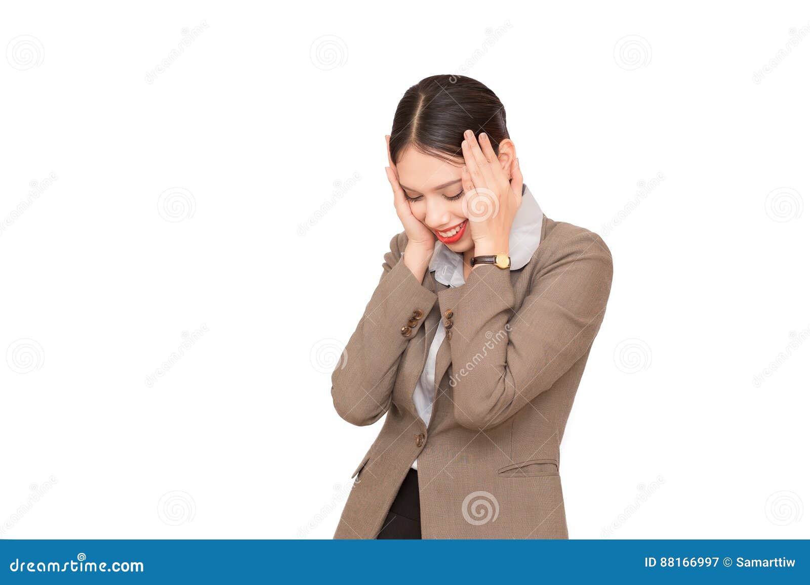 Embarrassed Smile Emoticon Royalty-Free Stock Photography ...