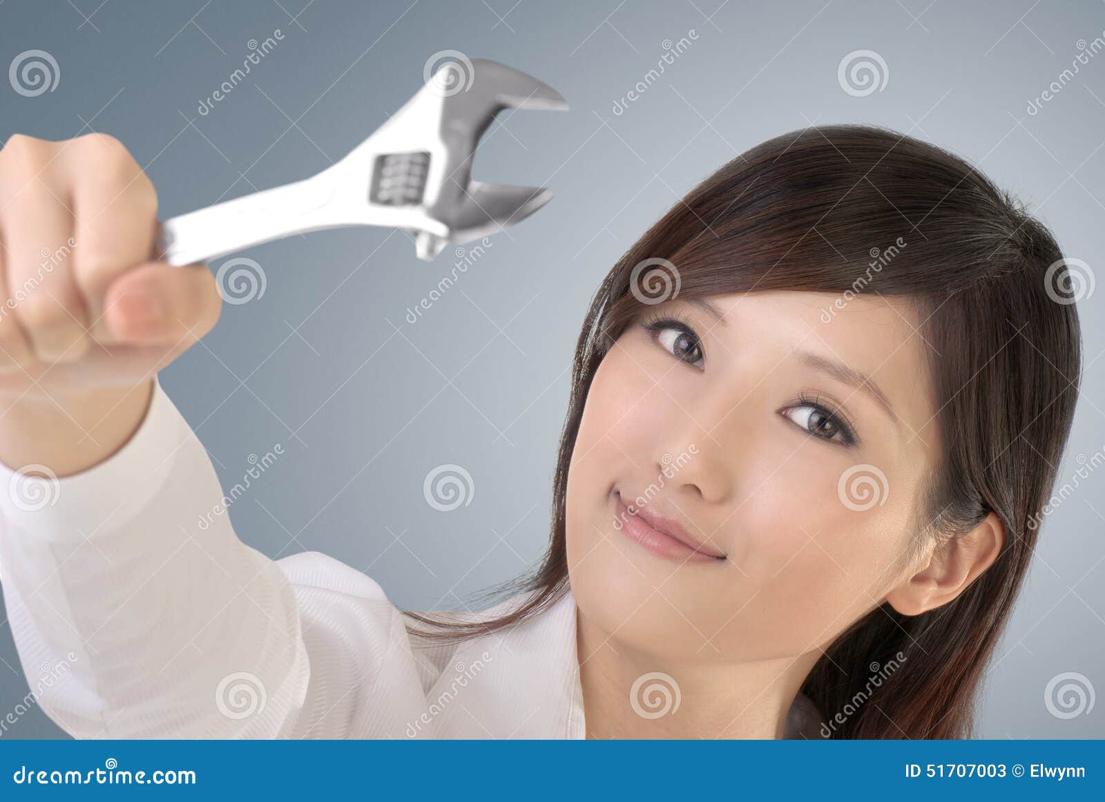 Business woman fix stock image. Image of concept, chinese - 51707003