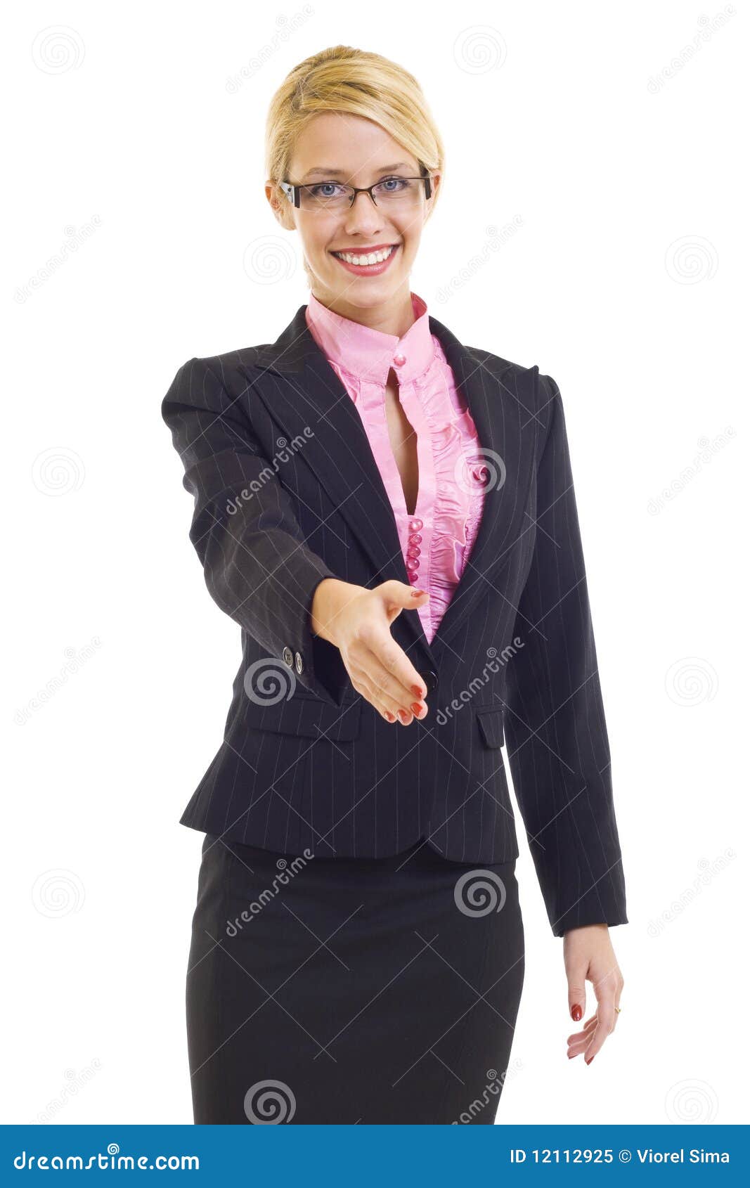 Business woman handshake stock image. Image of gesture - 12112925