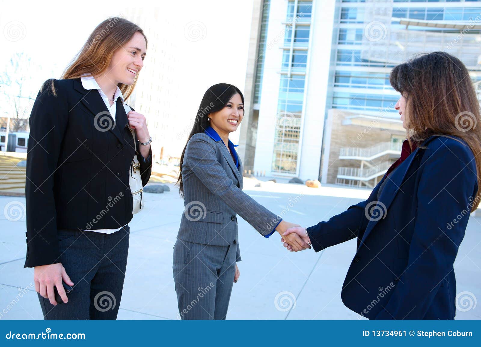 Business Woman Handshake stock image. Image of agent - 13734961