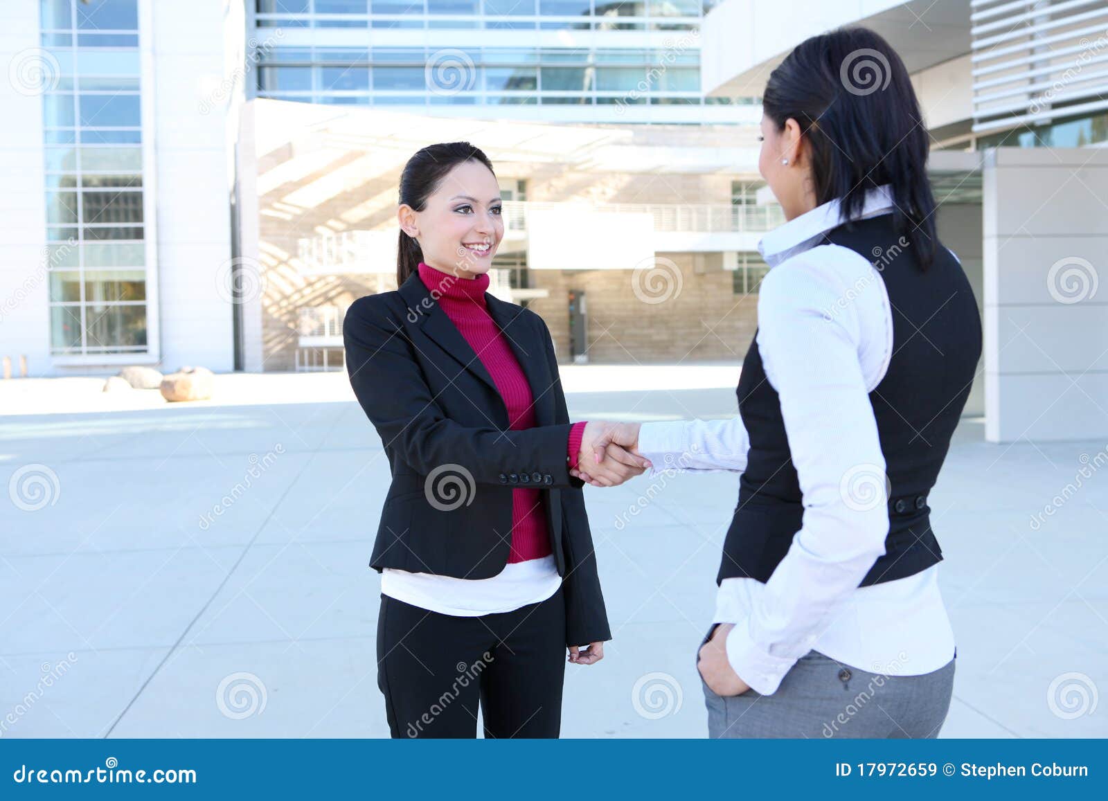 Business Woman Handshake stock image. Image of handshake - 17972659