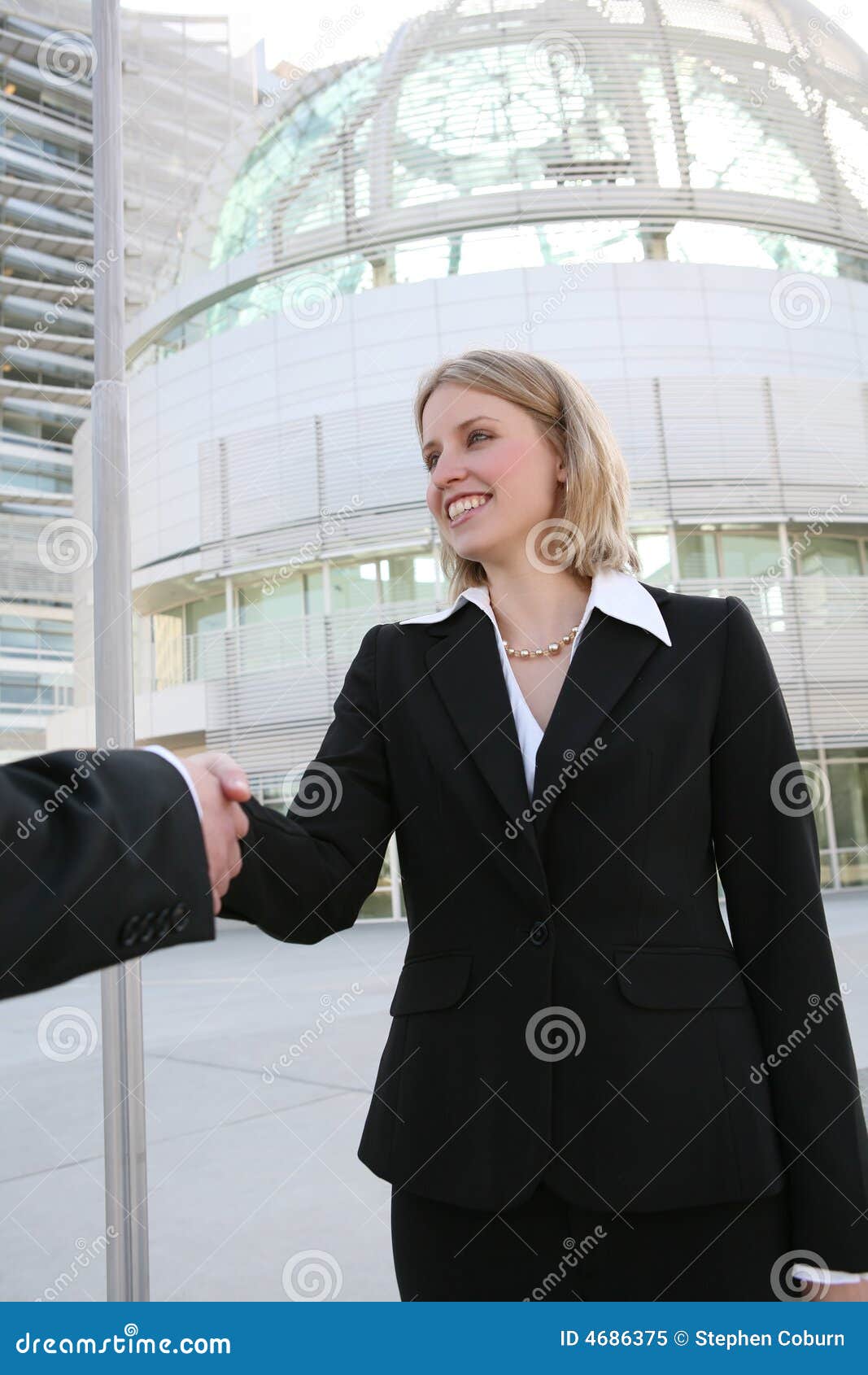Business Woman Handshake stock image. Image of businesswoman - 4686375
