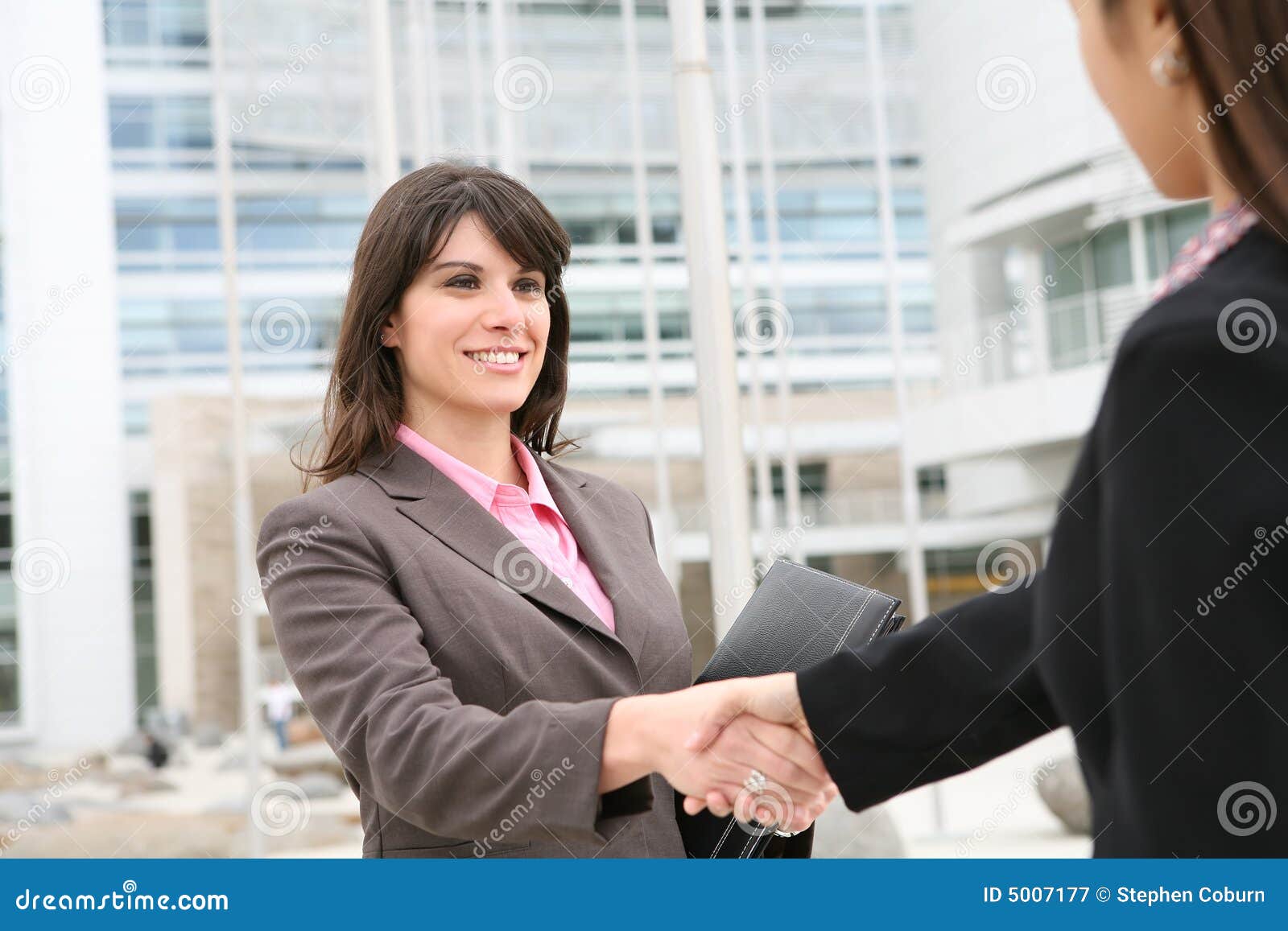 Business Woman Handshake stock image. Image of happy, company - 5007177