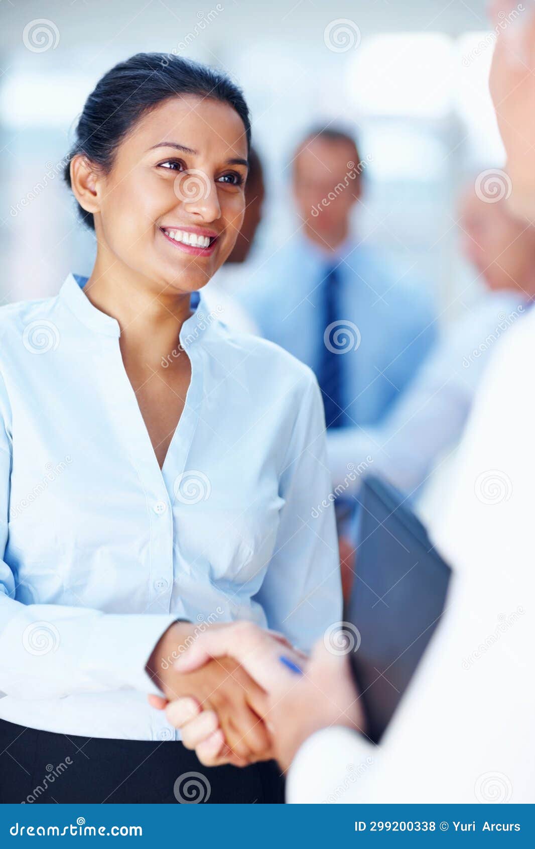 Business Woman, Handshake and Meeting, Consulting or Introduction with ... Business Woman, Handshake and Meeting, Consulting or Introduction with ...