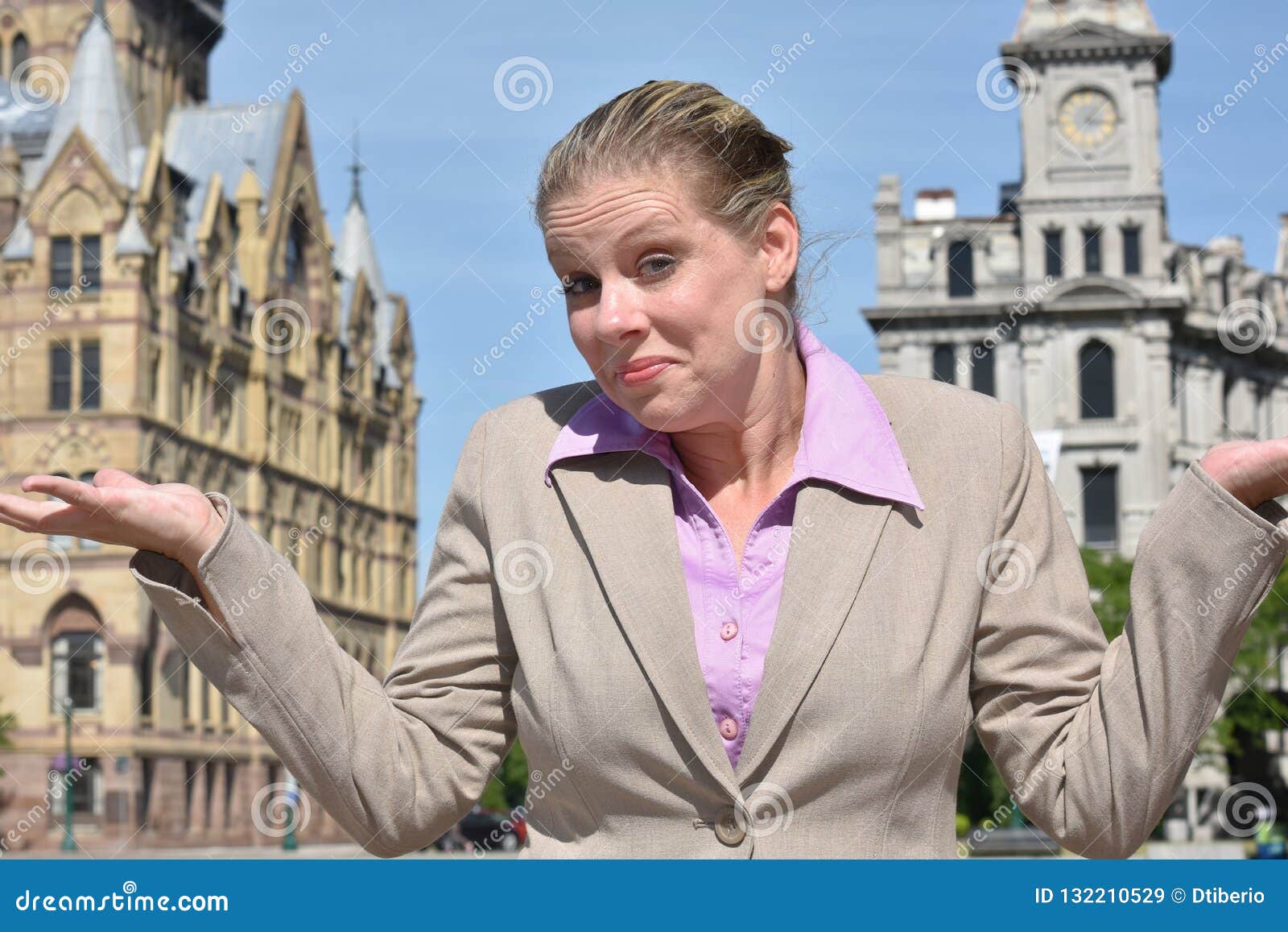 Business Woman and Indecisiveness Stock Image - Image of business, work ...