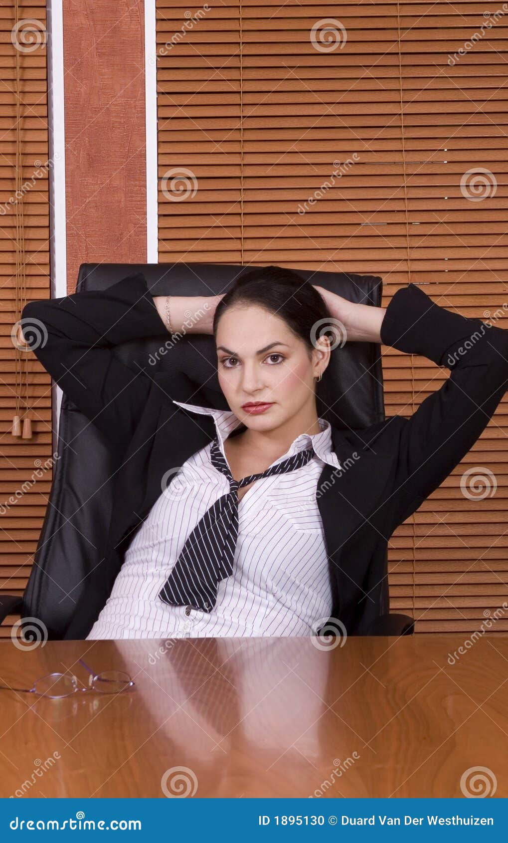 Business woman lean stock photo. Image of finance, relax - 1895130