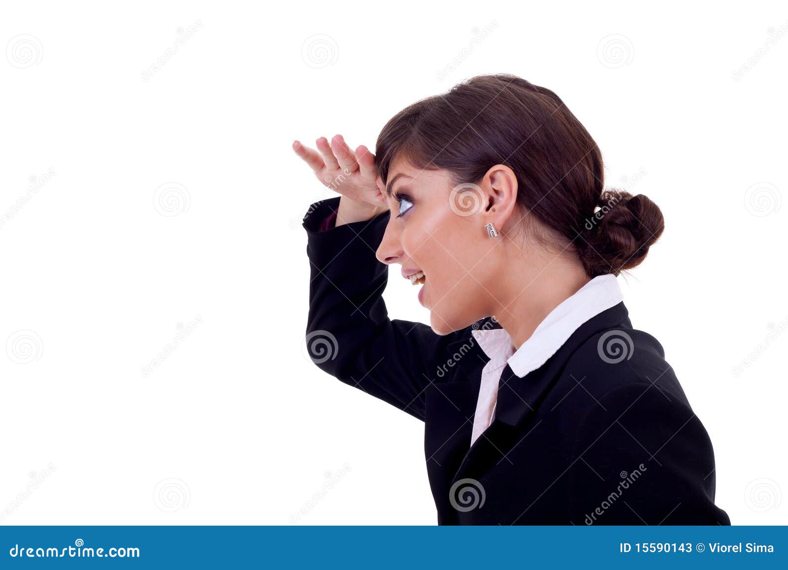 Business Woman Looking Forward Stock Image - Image of caucasian ...