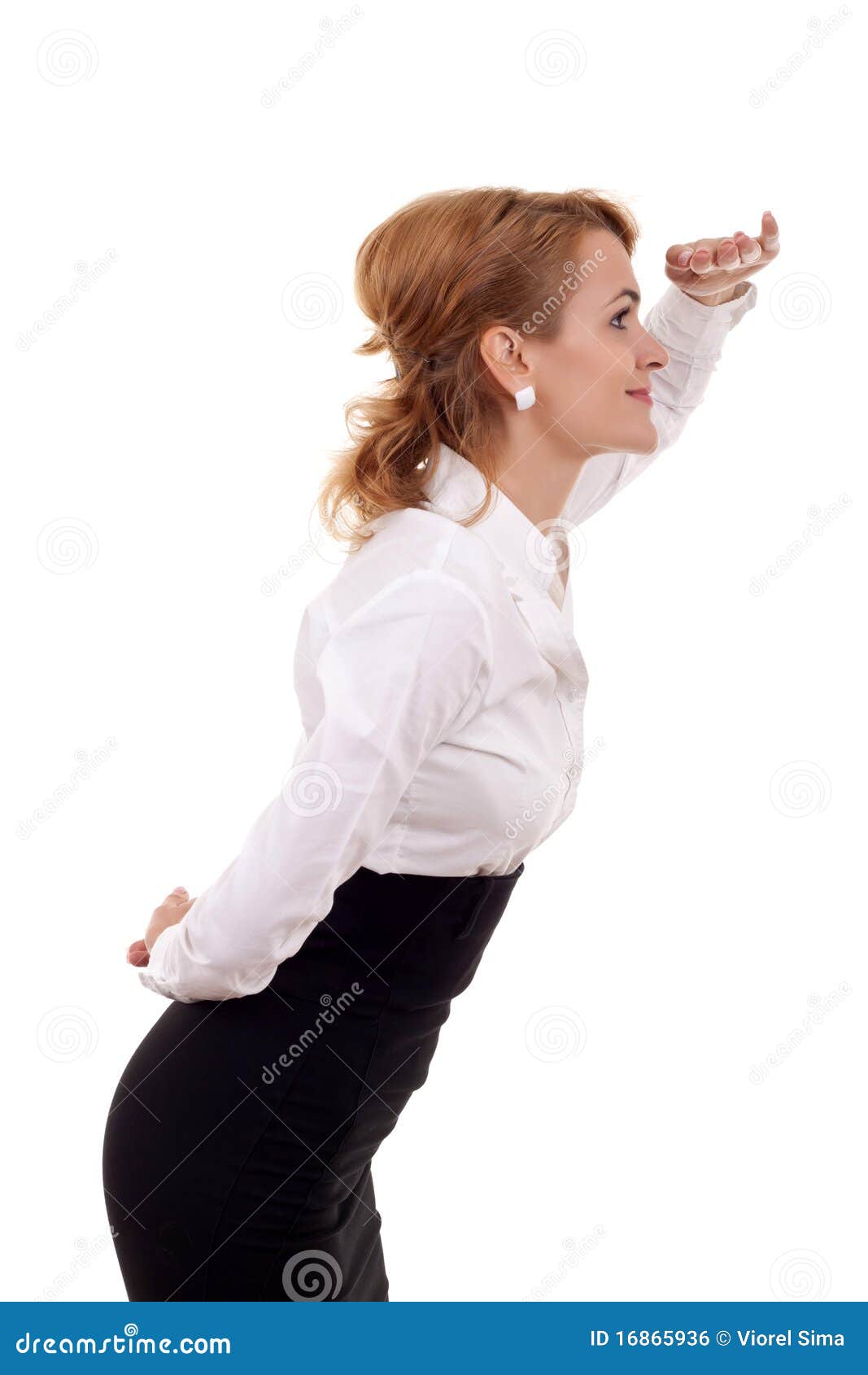 Business Woman Looking Forward Stock Photo - Image of fashion, lens ...