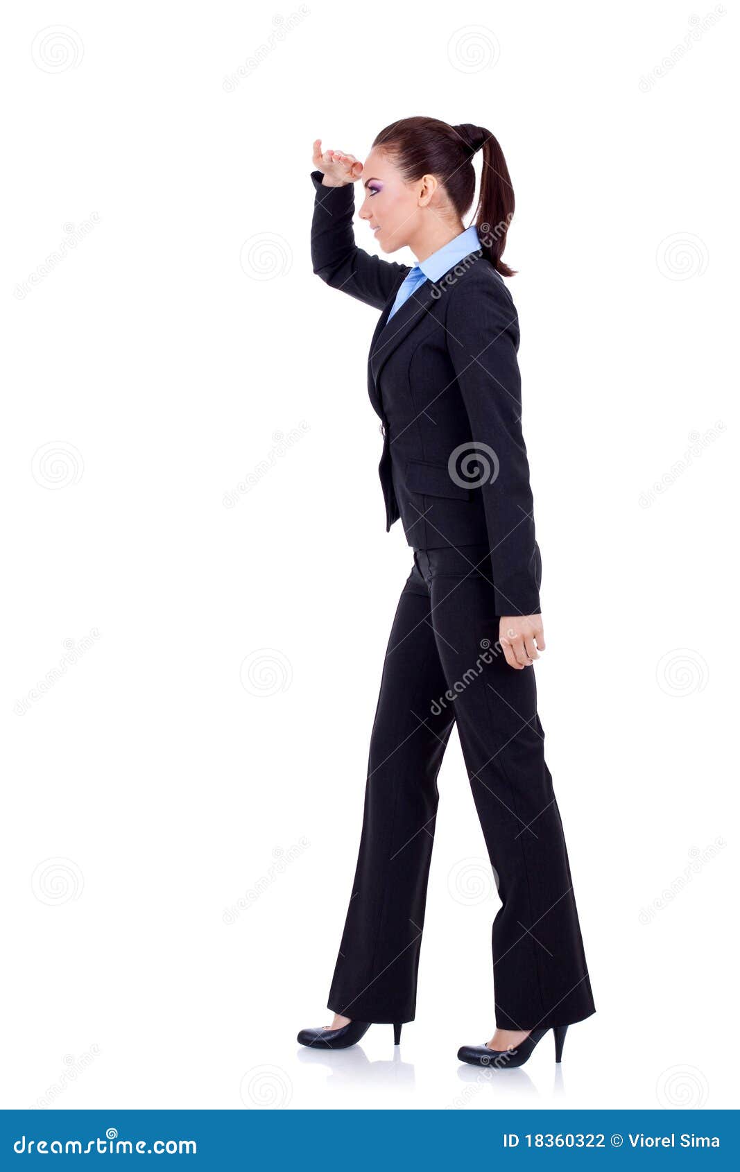 Business Woman Looking Forward Stock Photo - Image of girls, face: 18360322