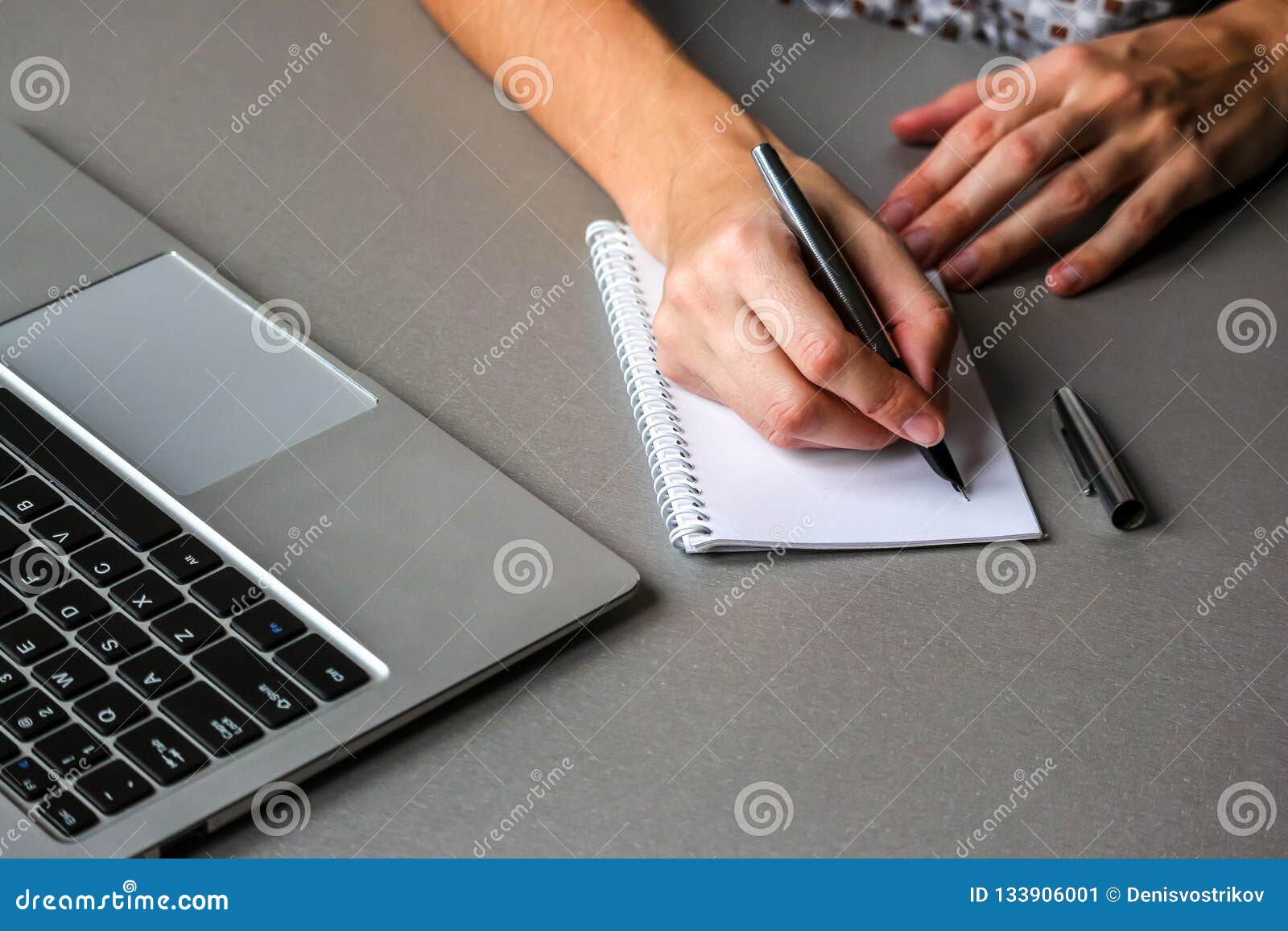 Business Woman Making Notes Stock Image - Image of paper, student ...
