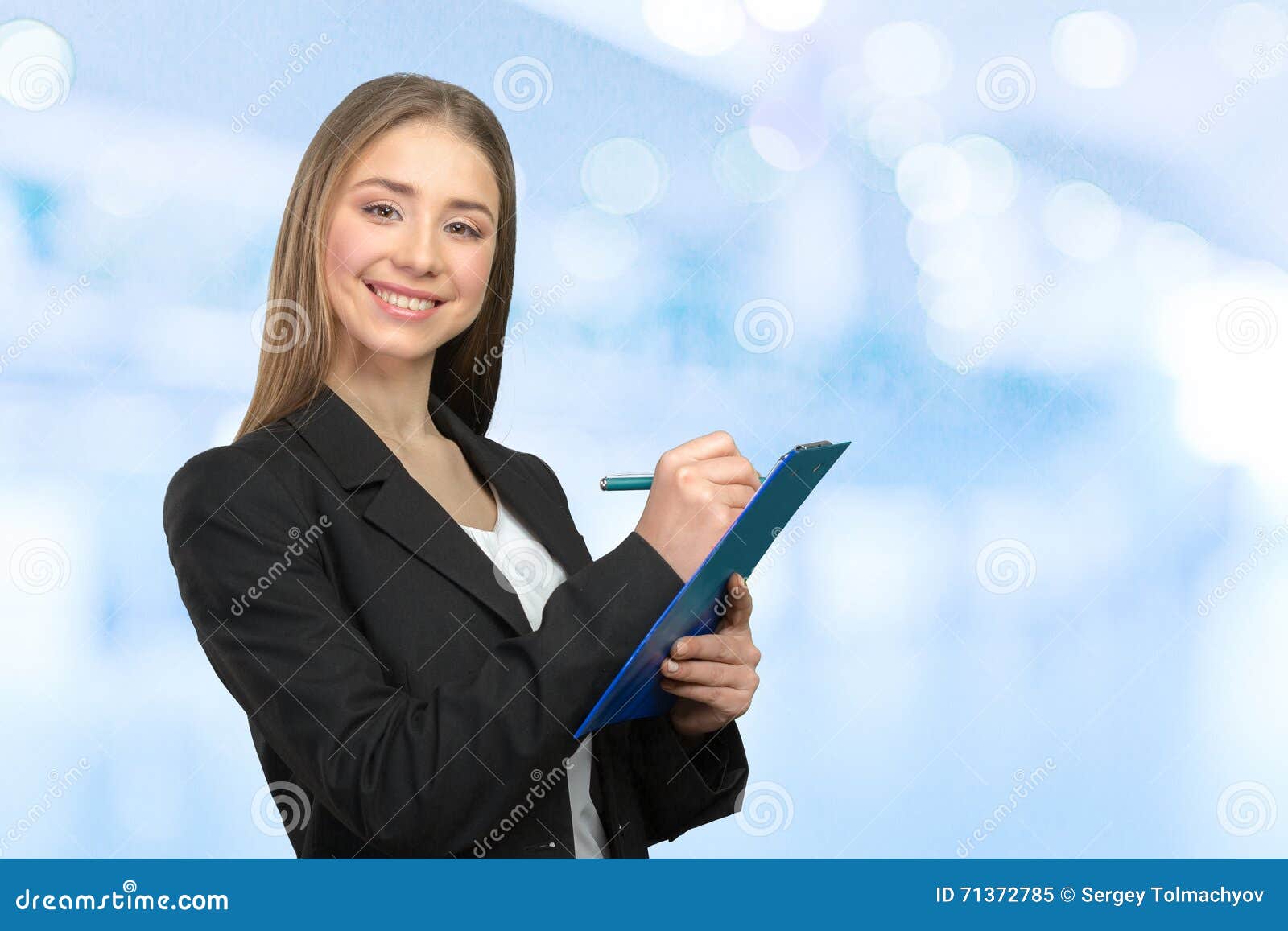 Business Woman Making Notes Stock Image - Image of corporate, body ...