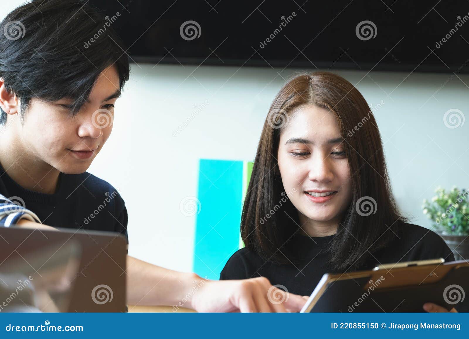 Business Woman and Partnership Discussion and Exchange of Ideas during ...