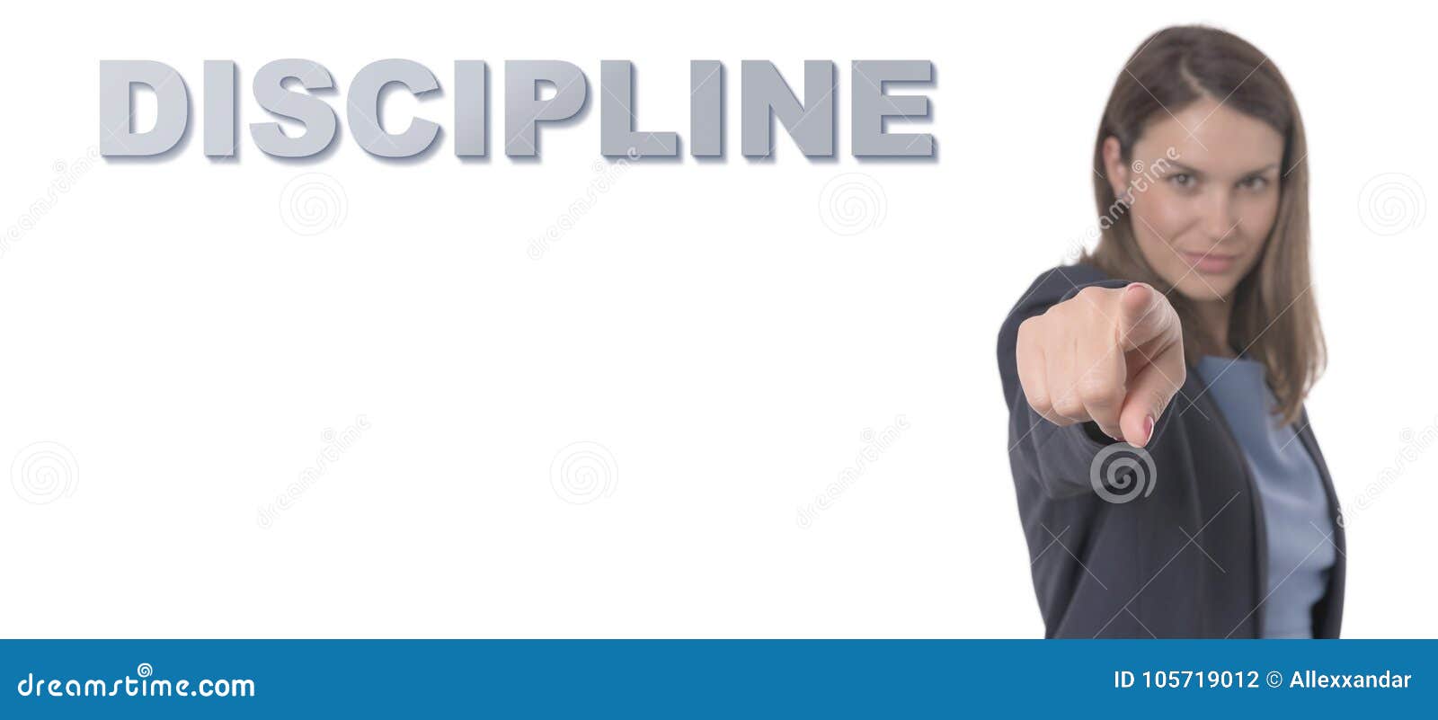 Self Discipline Concept. Hand With Chalk Drawing Rising Arrow ...