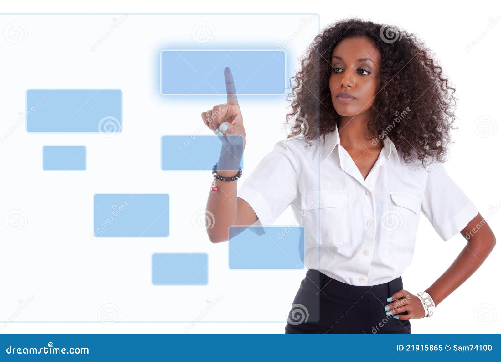 522 African Woman Touching Screen Stock Photos - Free & Royalty-Free ...