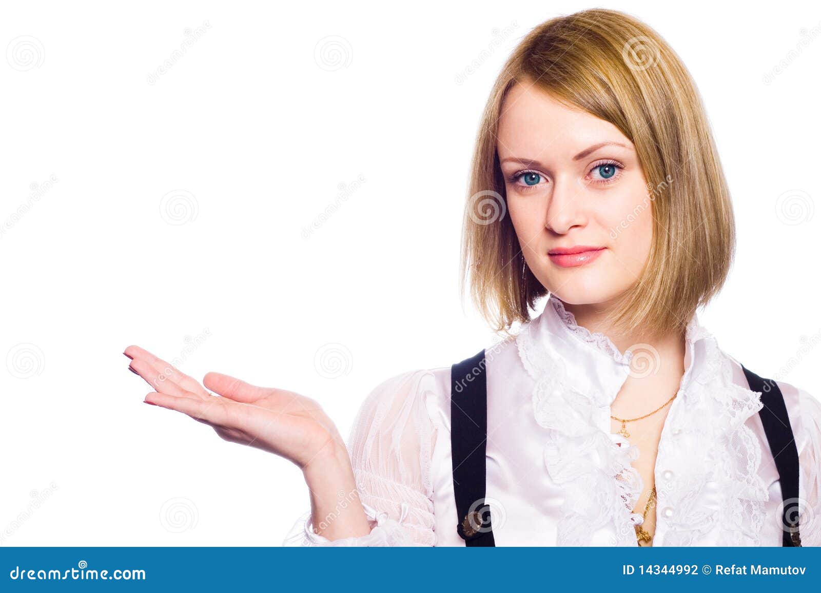 The Business Woman Represents. Stock Photo - Image of happy, manager ...