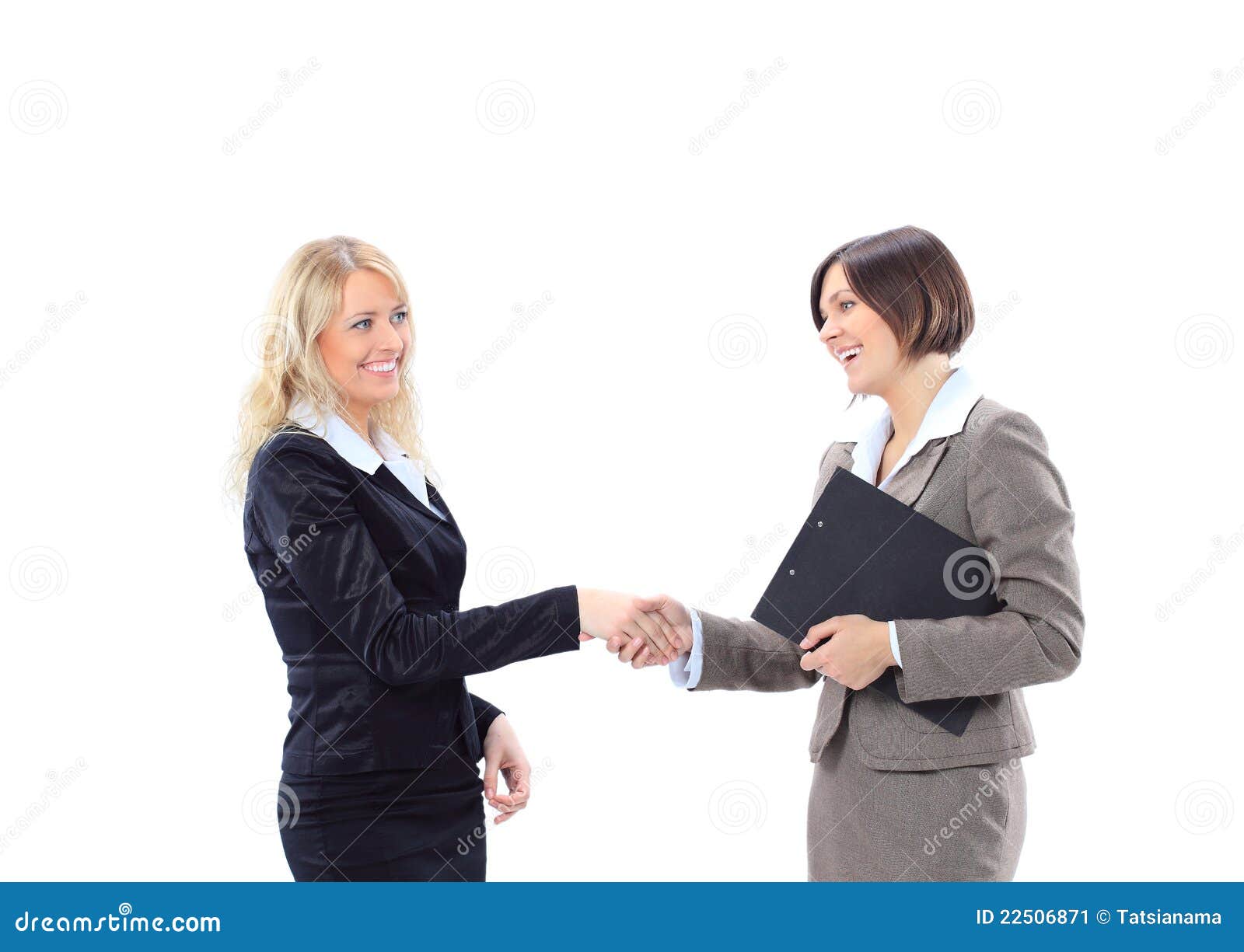 Business Woman Shaking Hands Greeting Stock Image - Image of executive ...