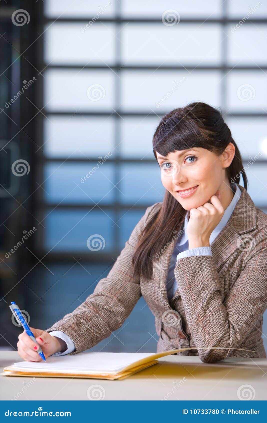 Business Woman Signing Documents Stock Photo - Image of businesspeople ...