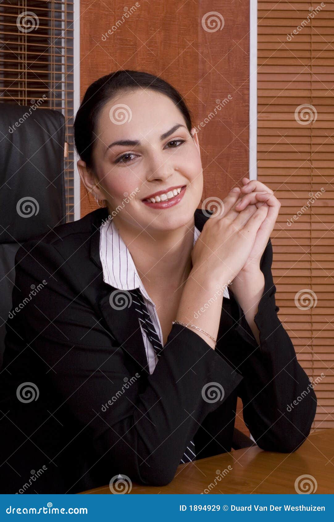Business woman smile stock image. Image of attractive - 1894929